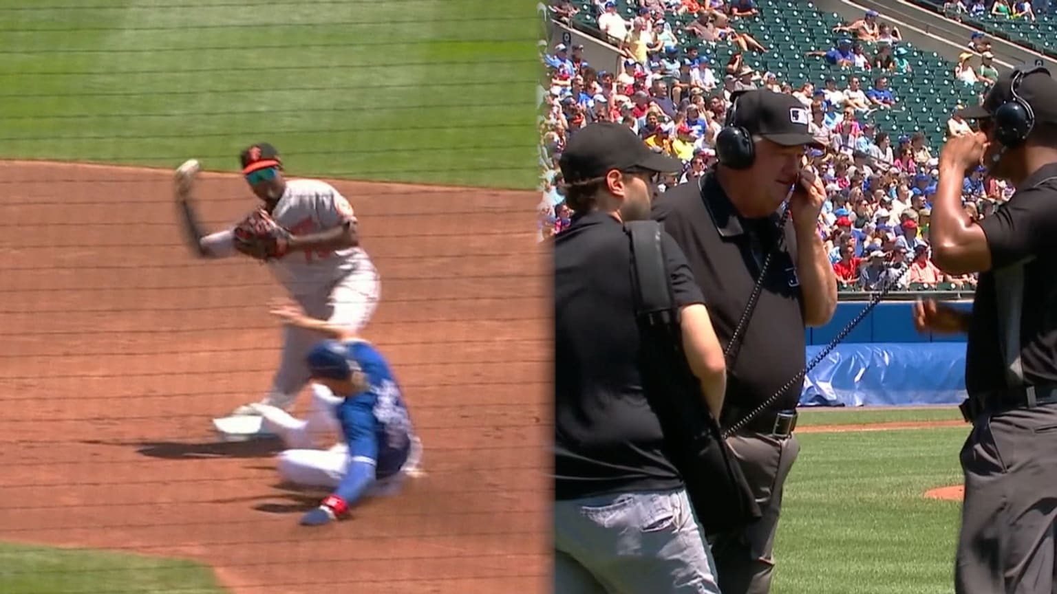 O's retire Biggio and Grichuk after review stands | 06/27/2021 ...