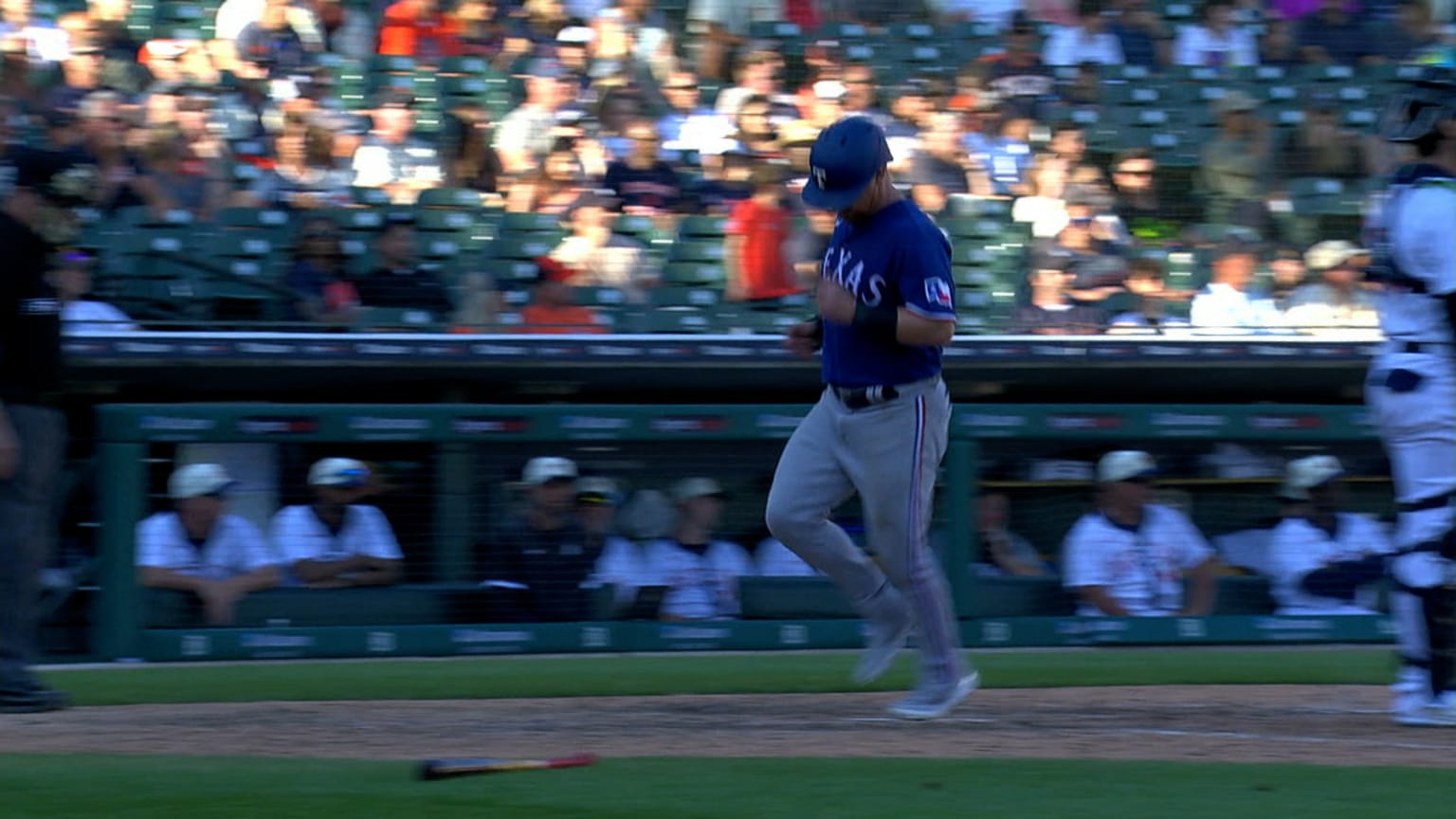 Sam Huff ropes a single to center field | 06/18/2022 | Texas Rangers