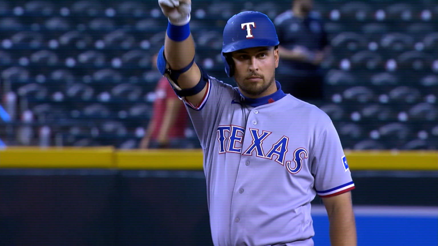 Nathaniel Lowe hits a single, a double and a triple | 09/08/2021 | MLB.com