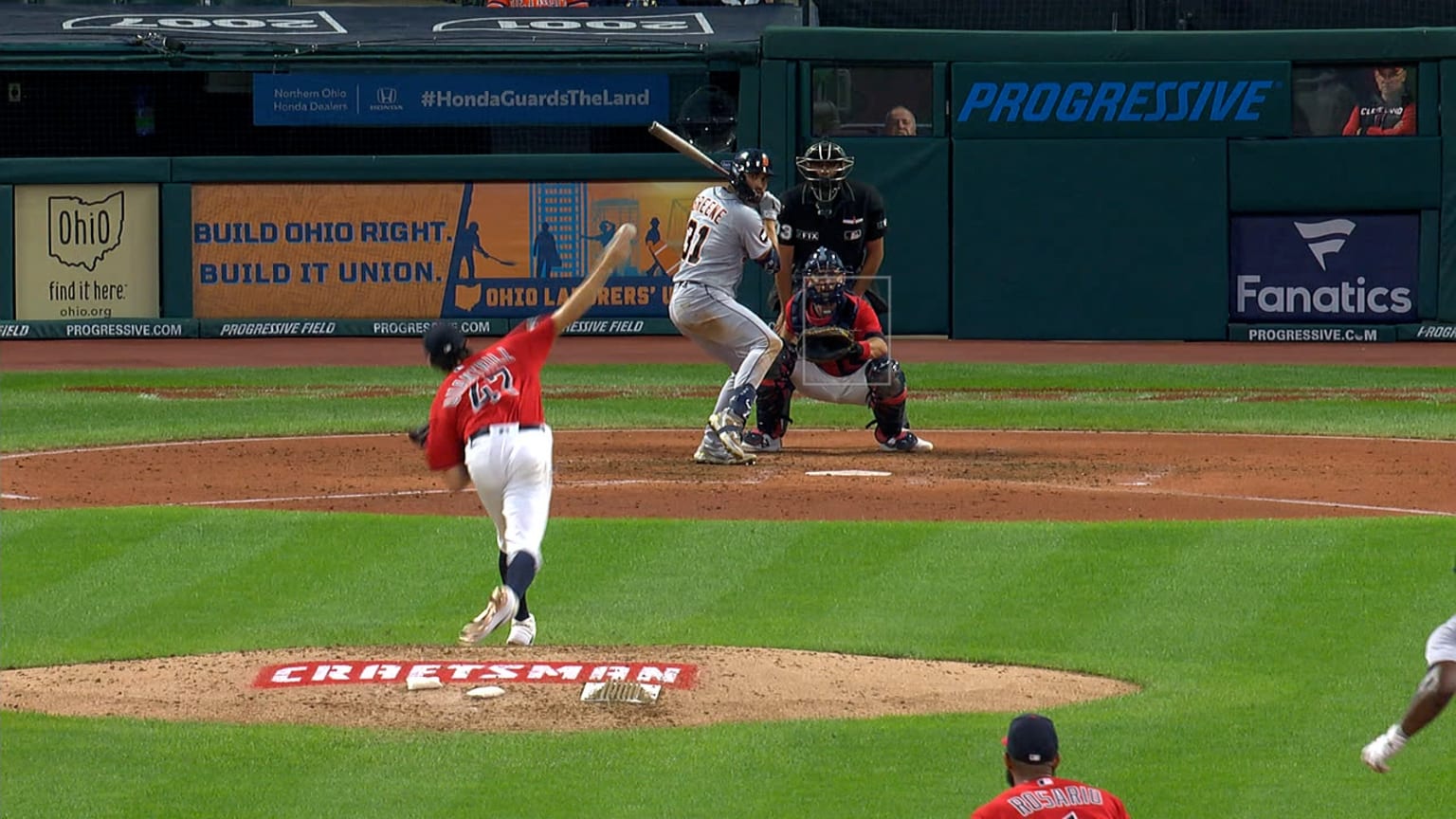 Cal Quantrill poncha a Riley Greene abanicando | 17/08/2022 | Los ...