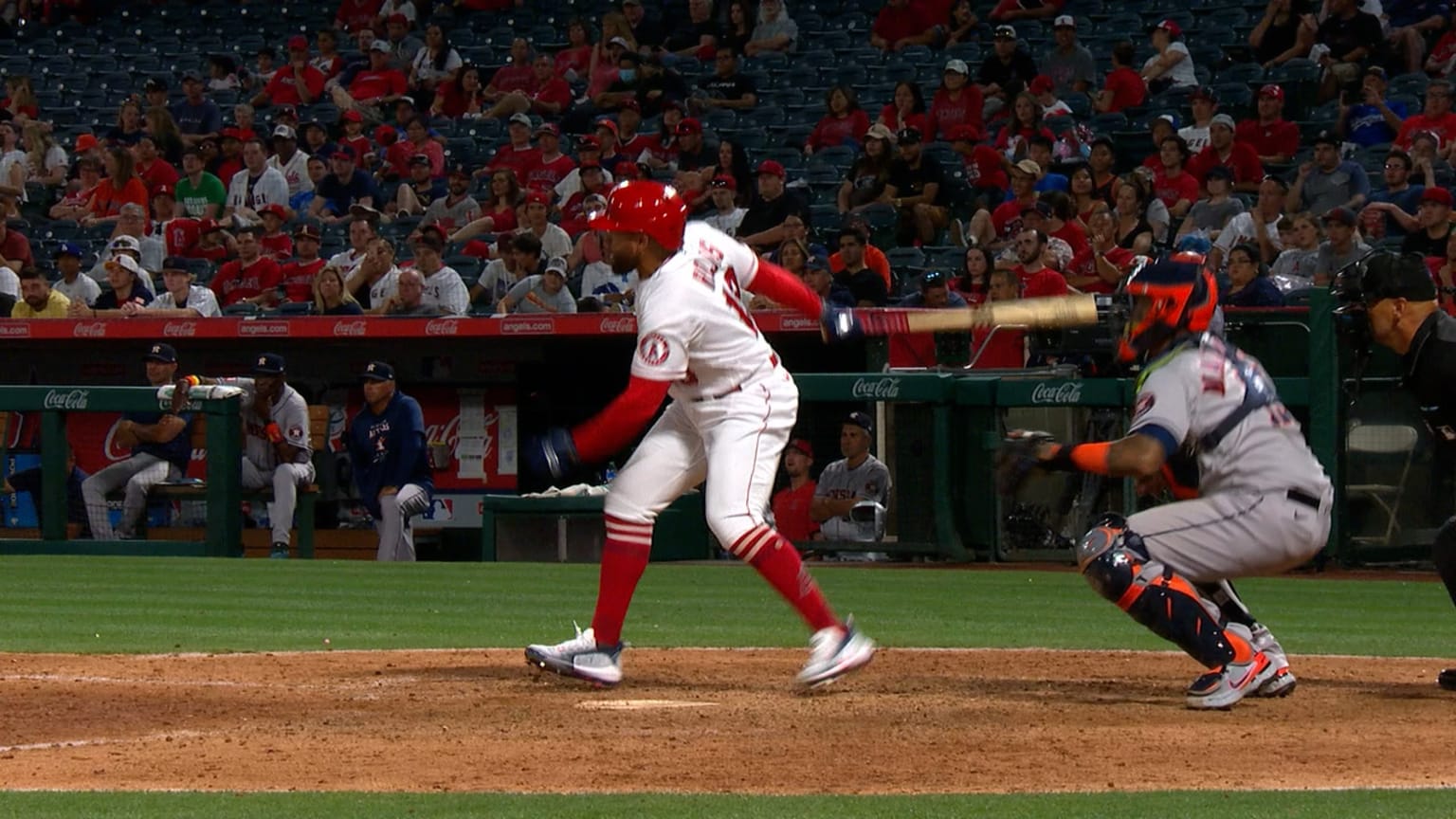 Jose Rojas gets the Angels an RBI double in the 8th | 04/08/2022 | Los ...