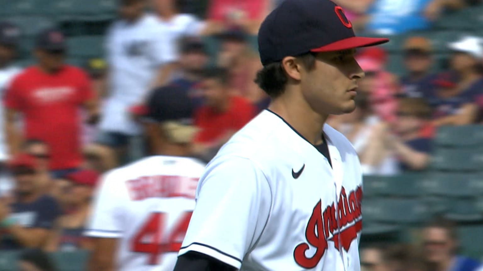 Eli Morgan strikes out Schwarber in the 1st | 08/29/2021 | Boston Red Sox