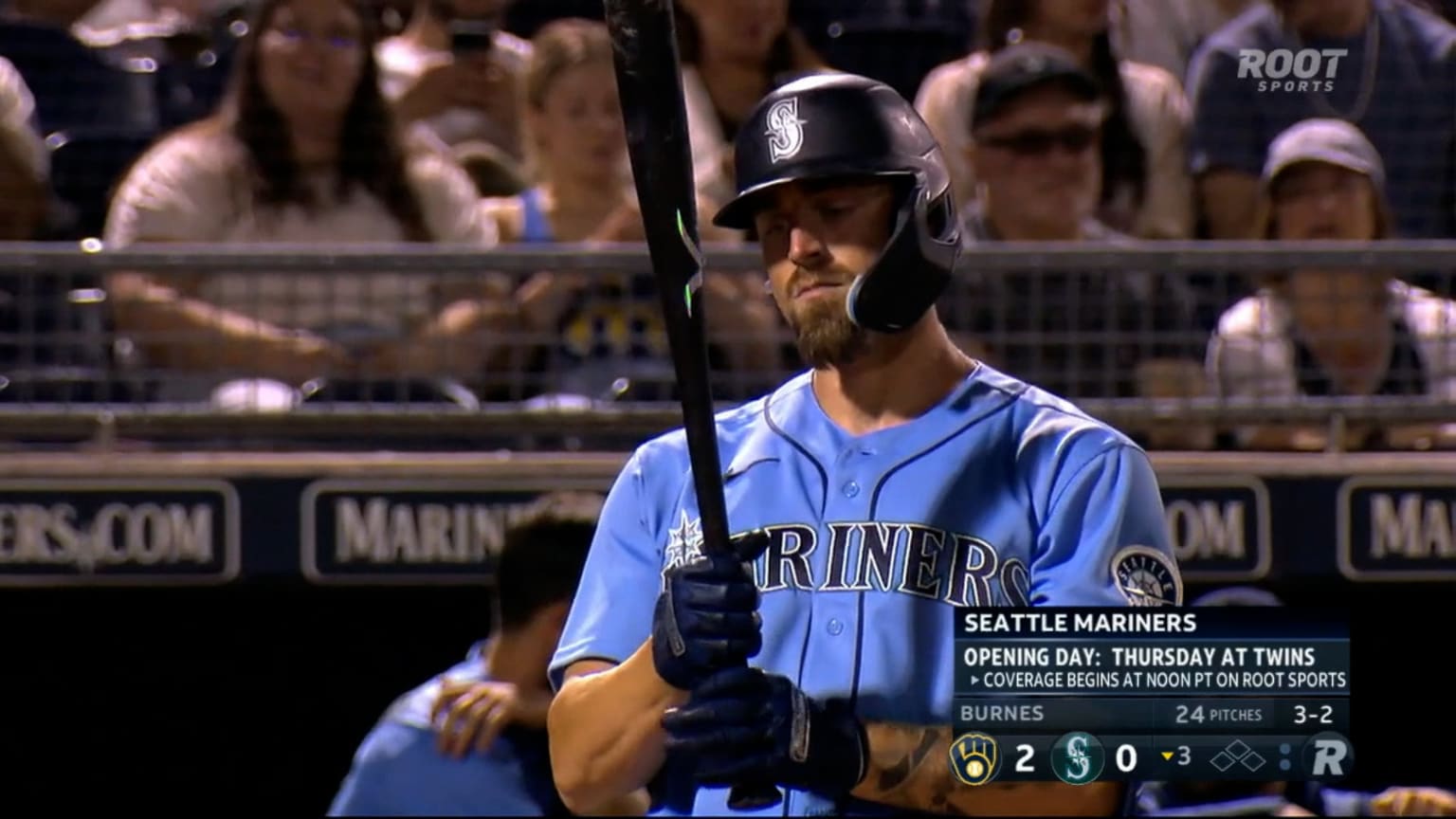 Murphy suena su primer HR en la primavera | 02/04/2022 | Los Mariners ...