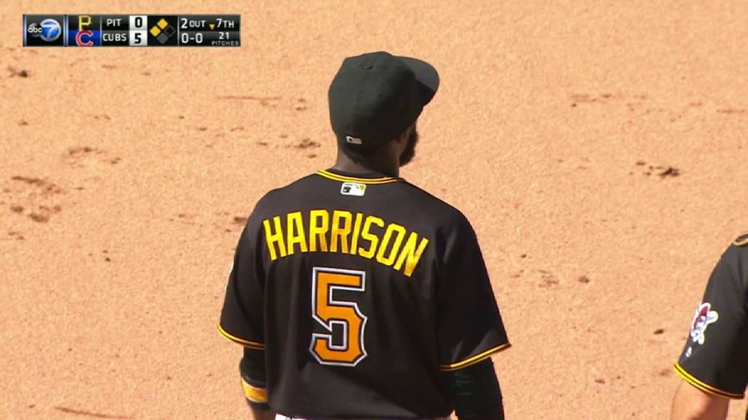 Ben Zobrist grounds out, second baseman Josh Harrison to first baseman ...