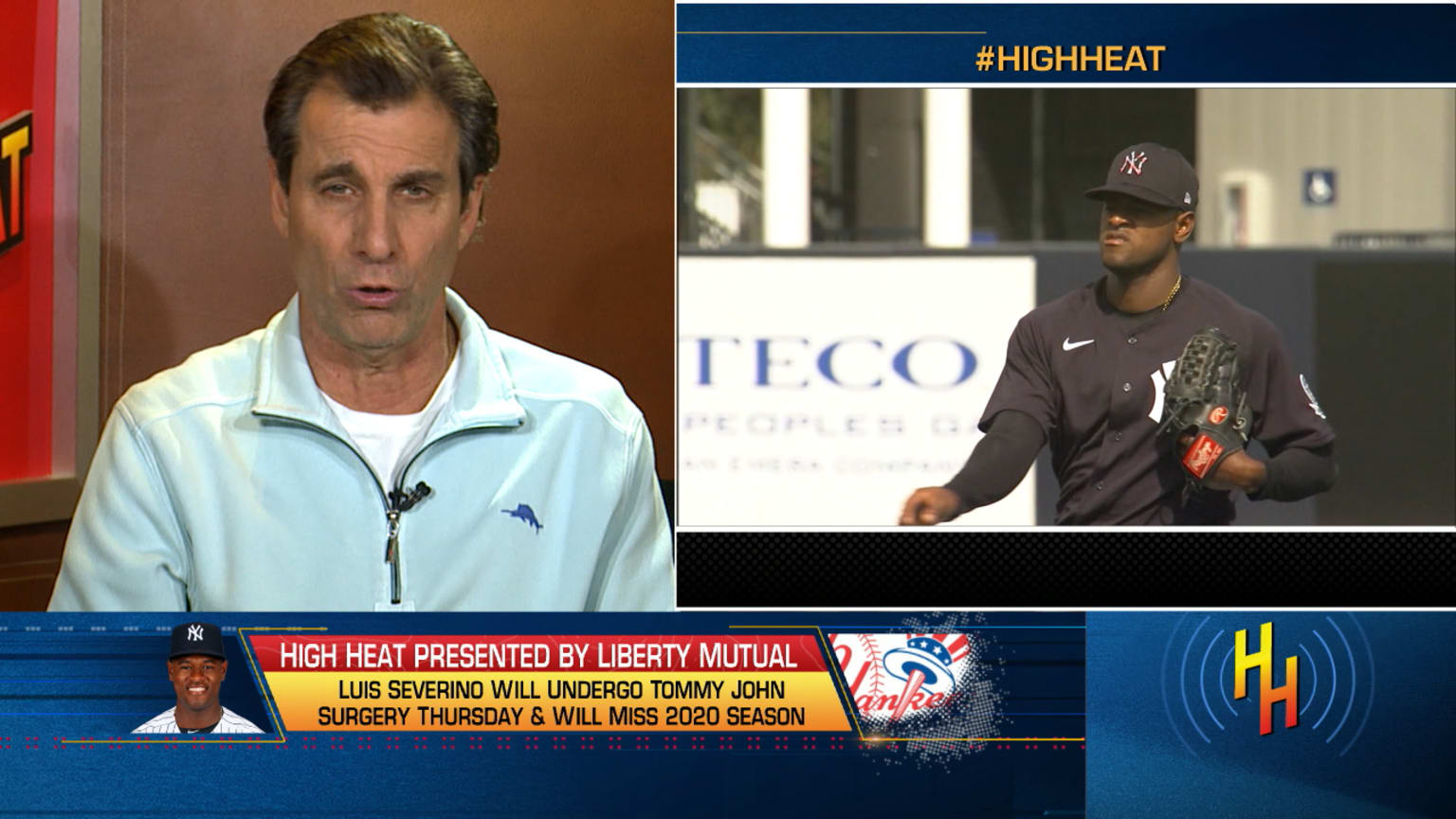 Chris Russo discusses Luis Severino's injury | 02/26/2020 | Minnesota Twins