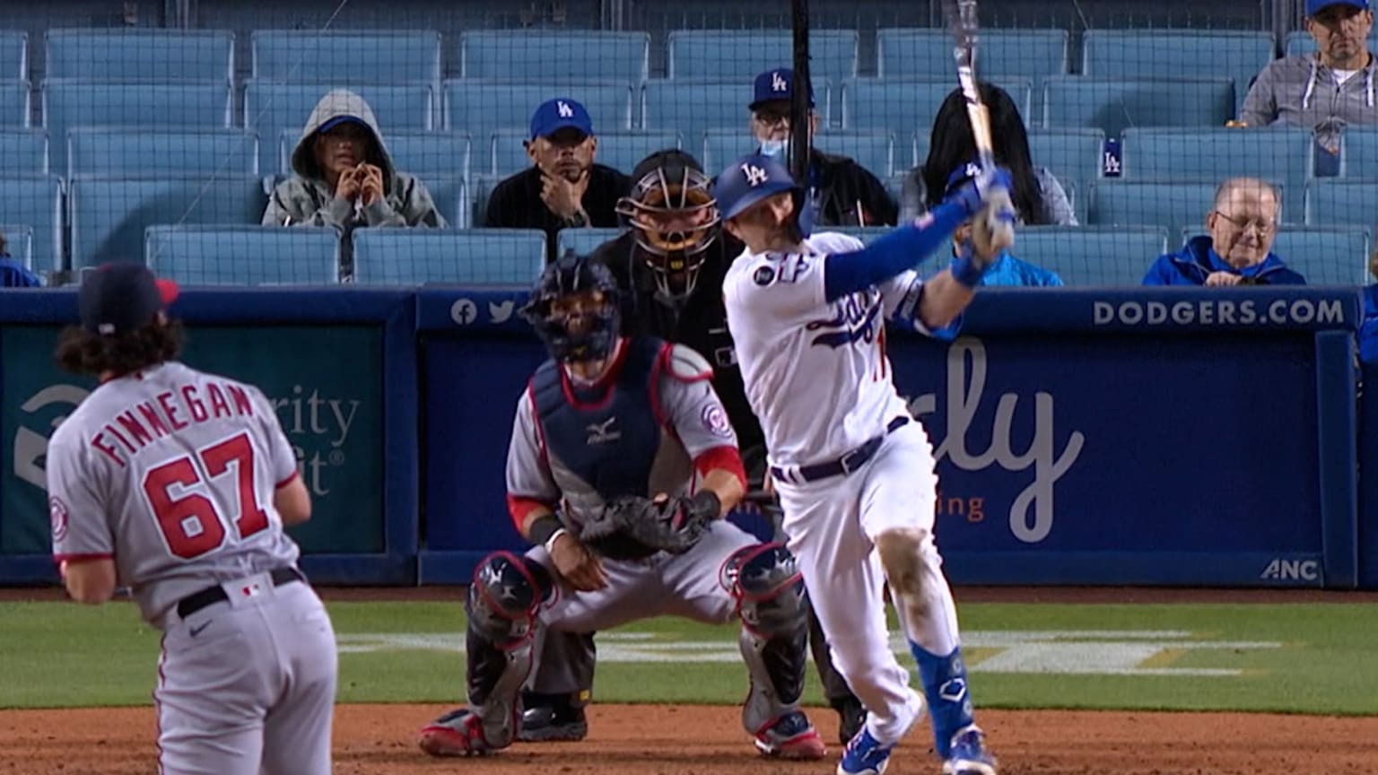 AJ Pollock rips a base clearing double to left field | 04/10/2021 | Los ...
