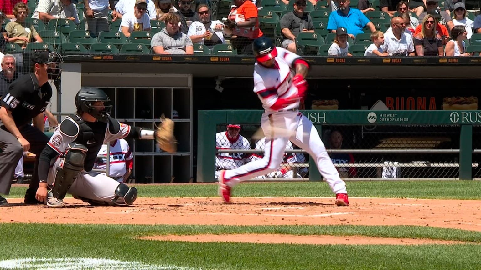 Lenyn Sosa's first career hit is a double to right | 06/26/2022 ...