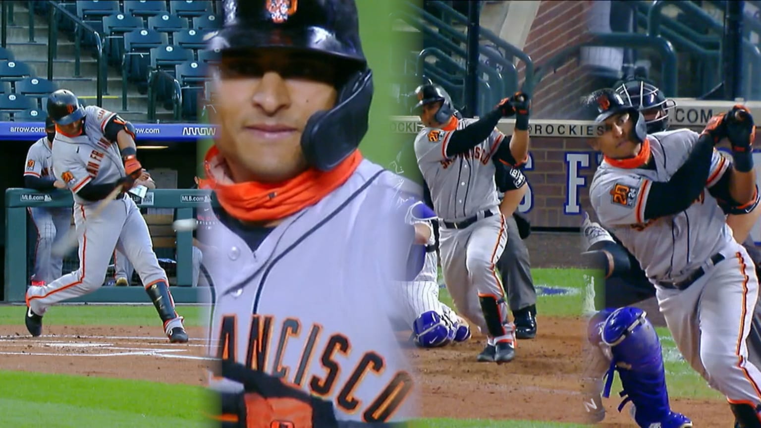Donovan Solano drives in six, sets new career high | 09/01/2020 | Los ...