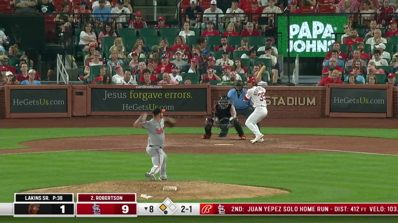 Kramer Robertson ground out, scoring Brendan Donovan | 05/11/2022 | St ...