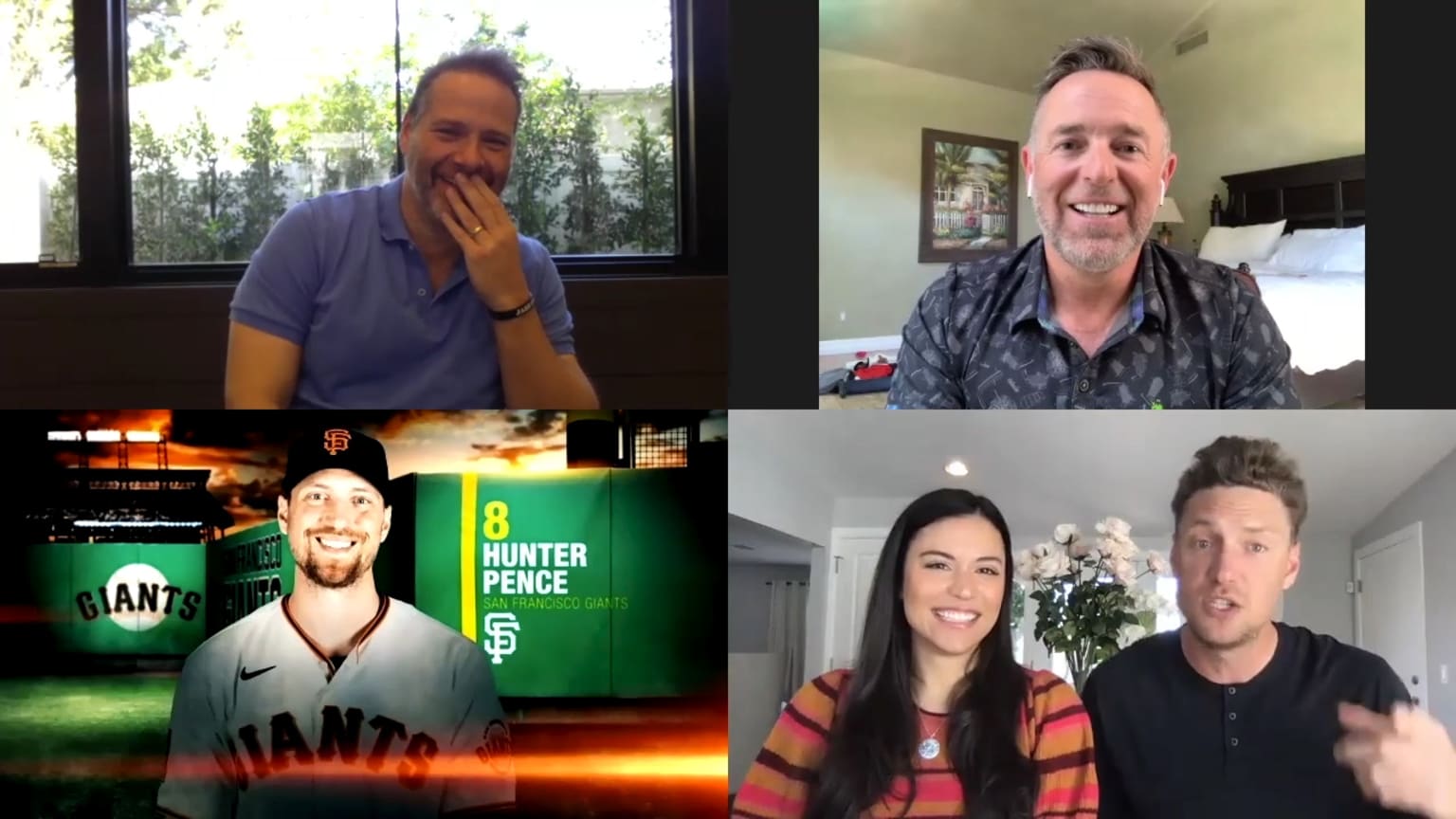 Hunter Pence and wife Lexi discuss layoff on IT | 03/30/2020 ...