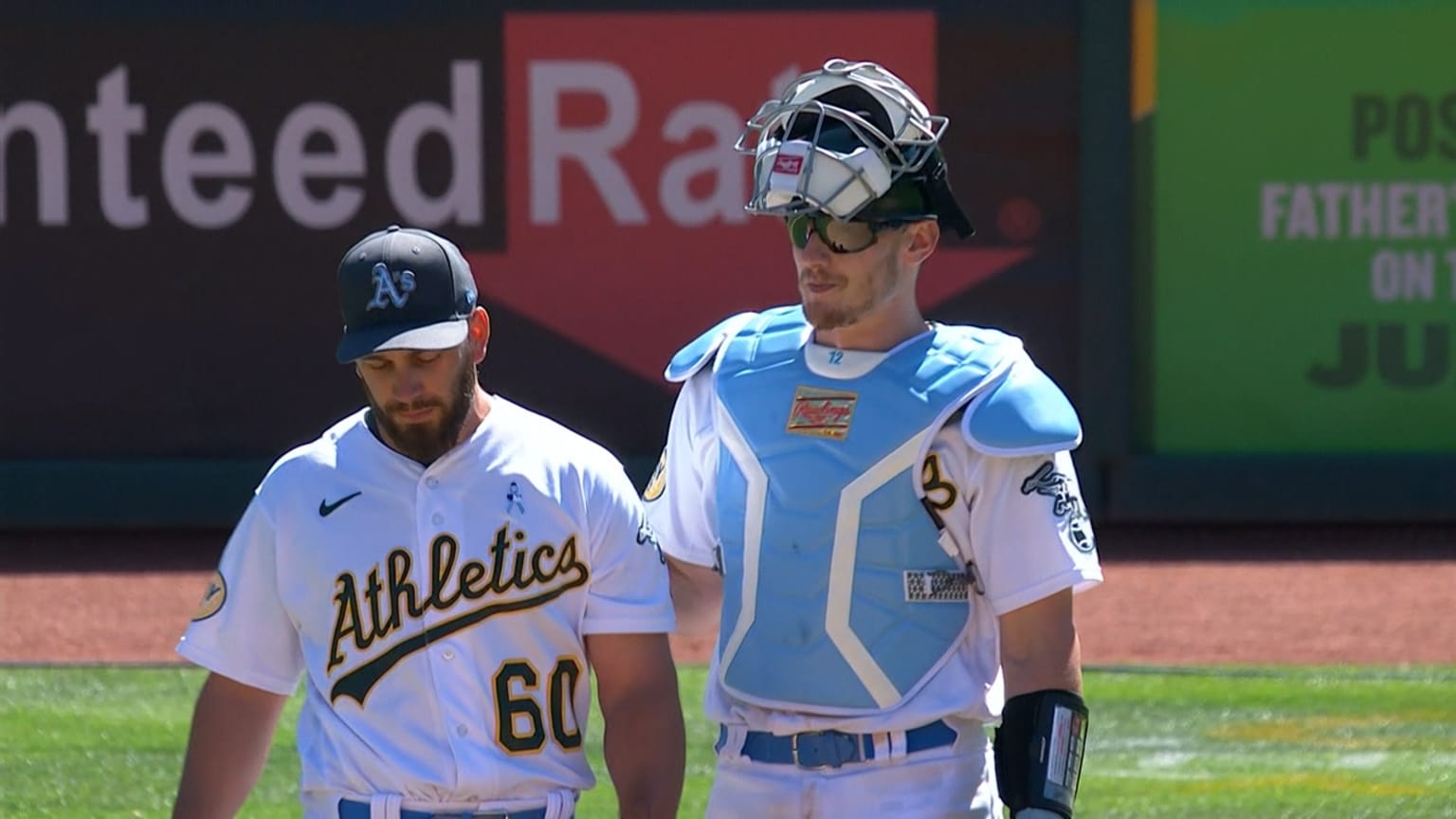 Sam Moll gets the final out in A's 4-0 win | 06/19/2022 | Athletics