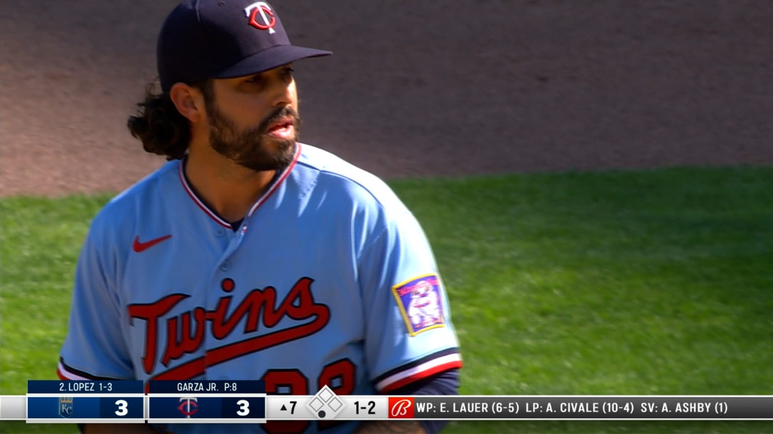 Ralph Garza Jr. strikes out Nicky Lopez in the 7th | 09/12/2021 | Tampa ...
