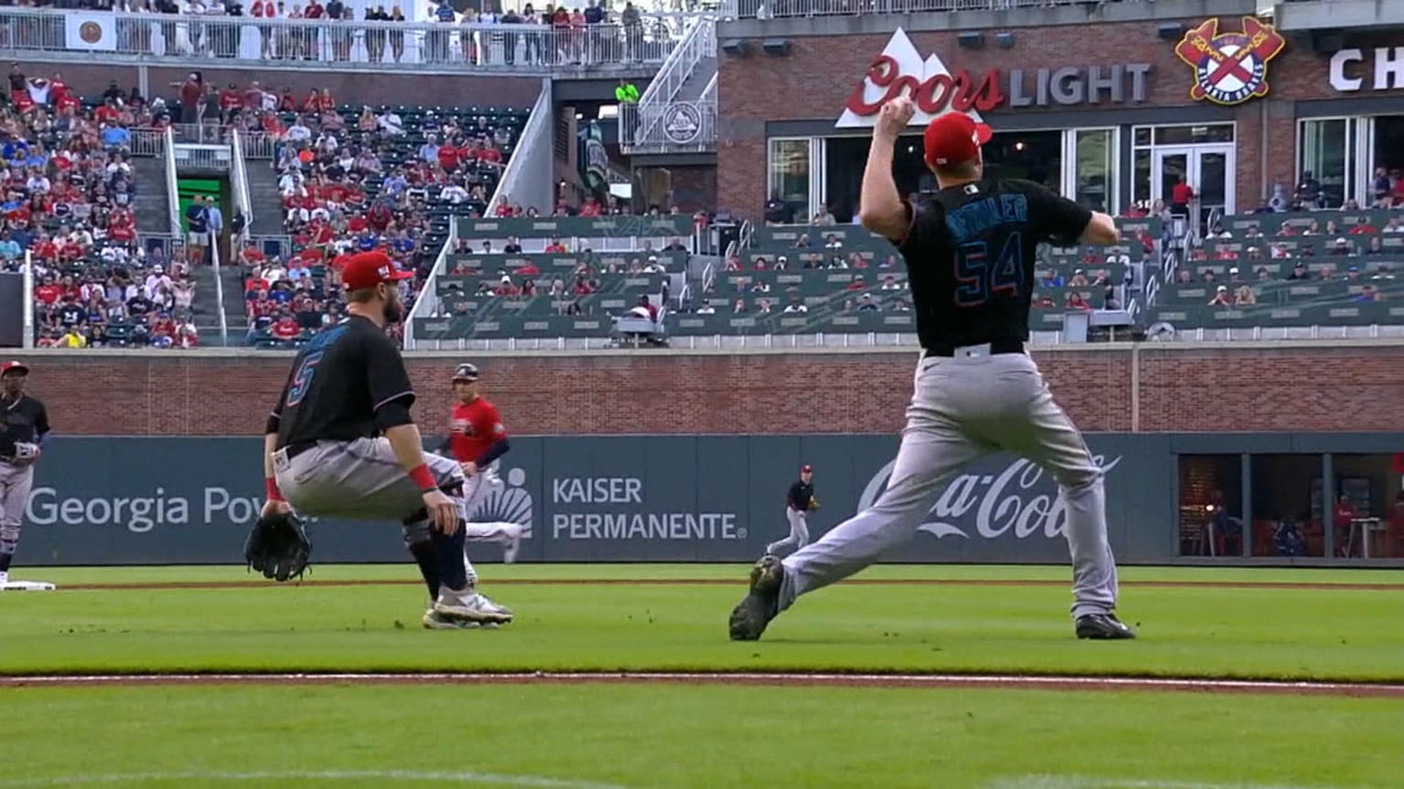 Ross Detwiler's athletic play | 07/02/2021 | Arizona Diamondbacks