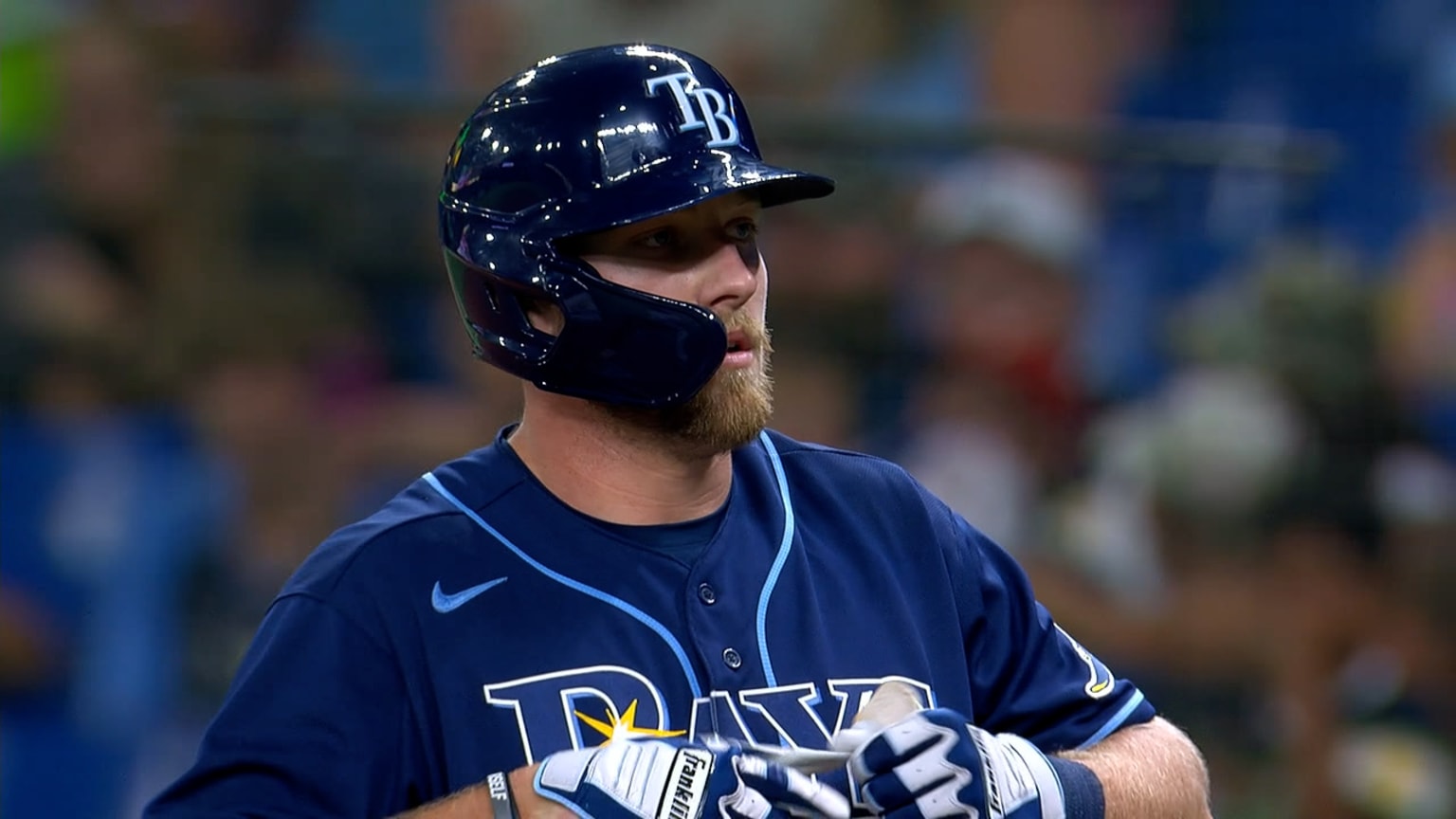 Luke Raley knocks an RBI single for his 1st Rays hit | 06/24/2022 ...