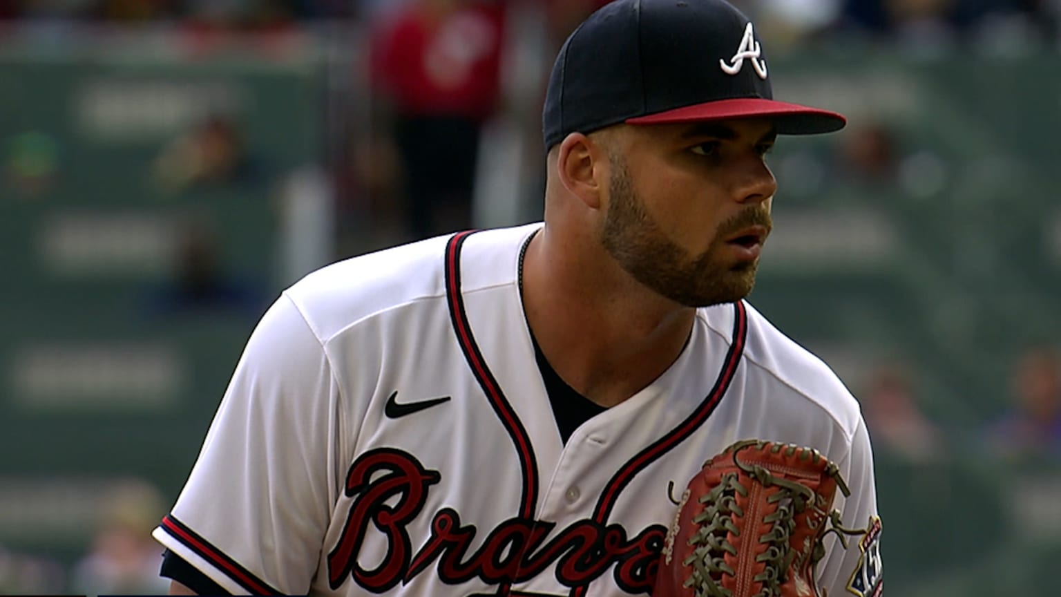 Bryse Wilson strikes out Wil Myers in the 2nd | 07/21/2021 | Atlanta Braves