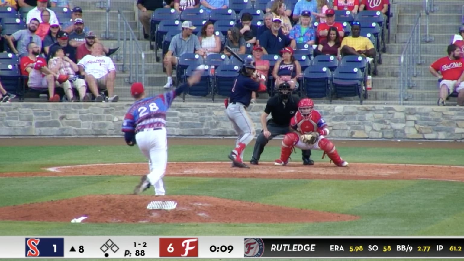 Jackson Rutledge's career-long outing | 07/31/2022 | Washington Nationals