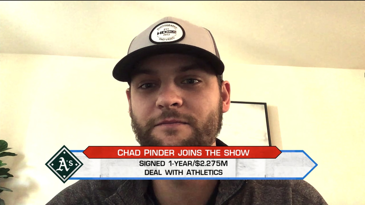 Chad Pinder joins Hot Stove | 12/03/2020 | MLB.com