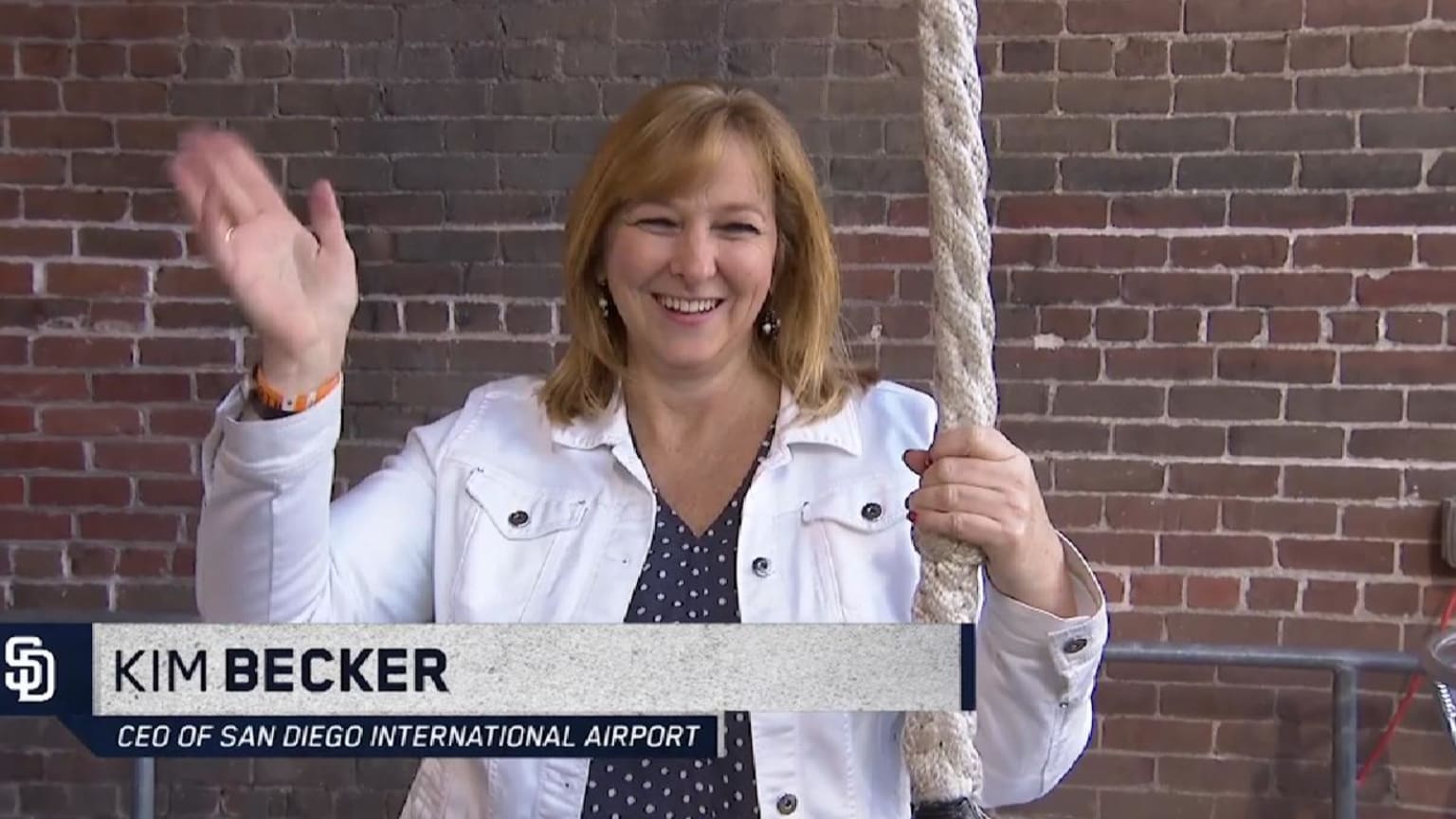 4/16/18: Ceremonial Mission Bell: Kim Becker | 04/16/2018 | Houston Astros