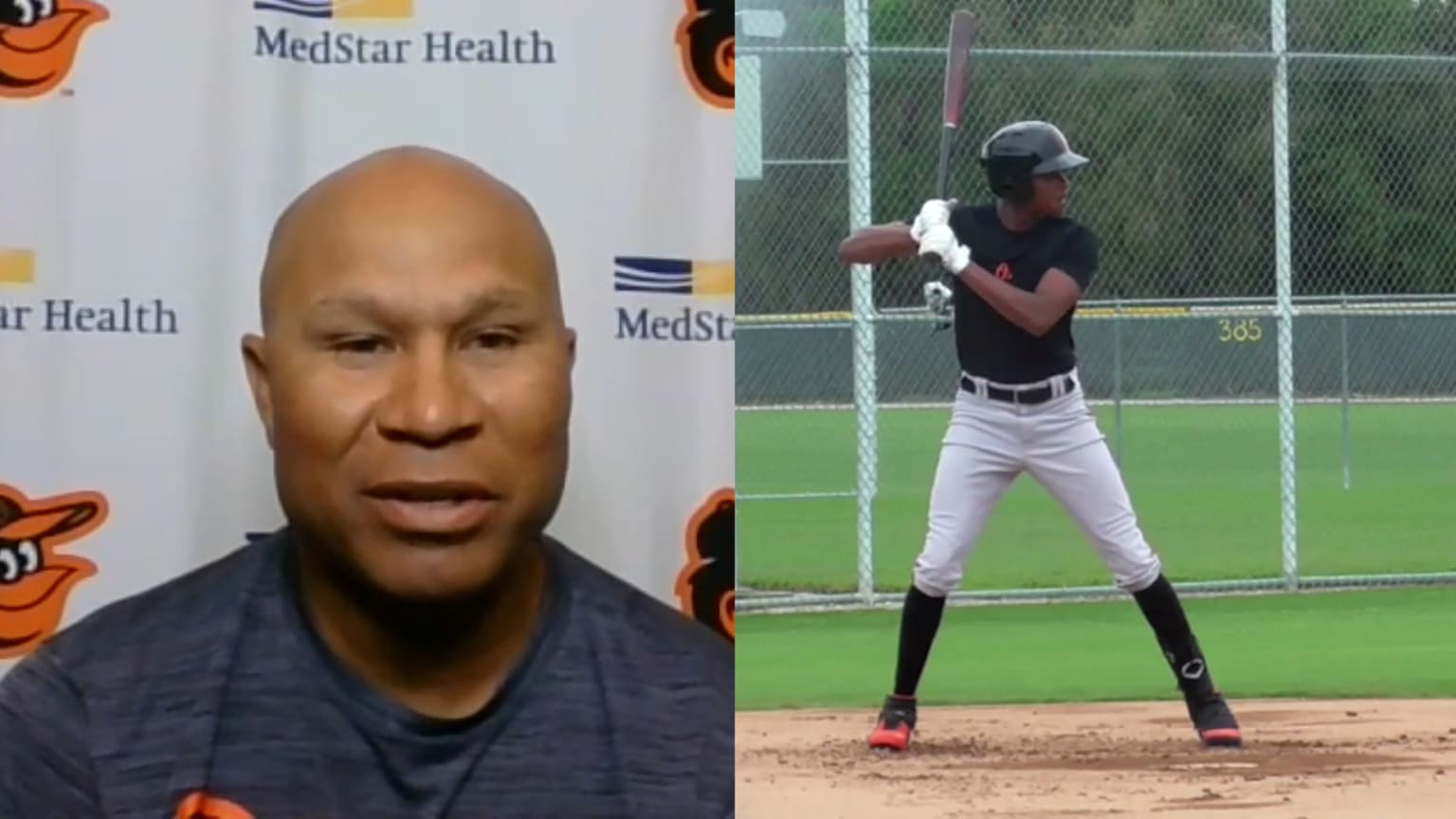 O's first-base coach Sanders on prospect Deson | 05/26/2021 | Baltimore ...