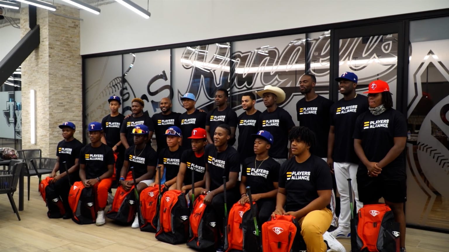 Rangers pitch in for Players Alliance in Arlington | 08/16/2021 | Texas ...