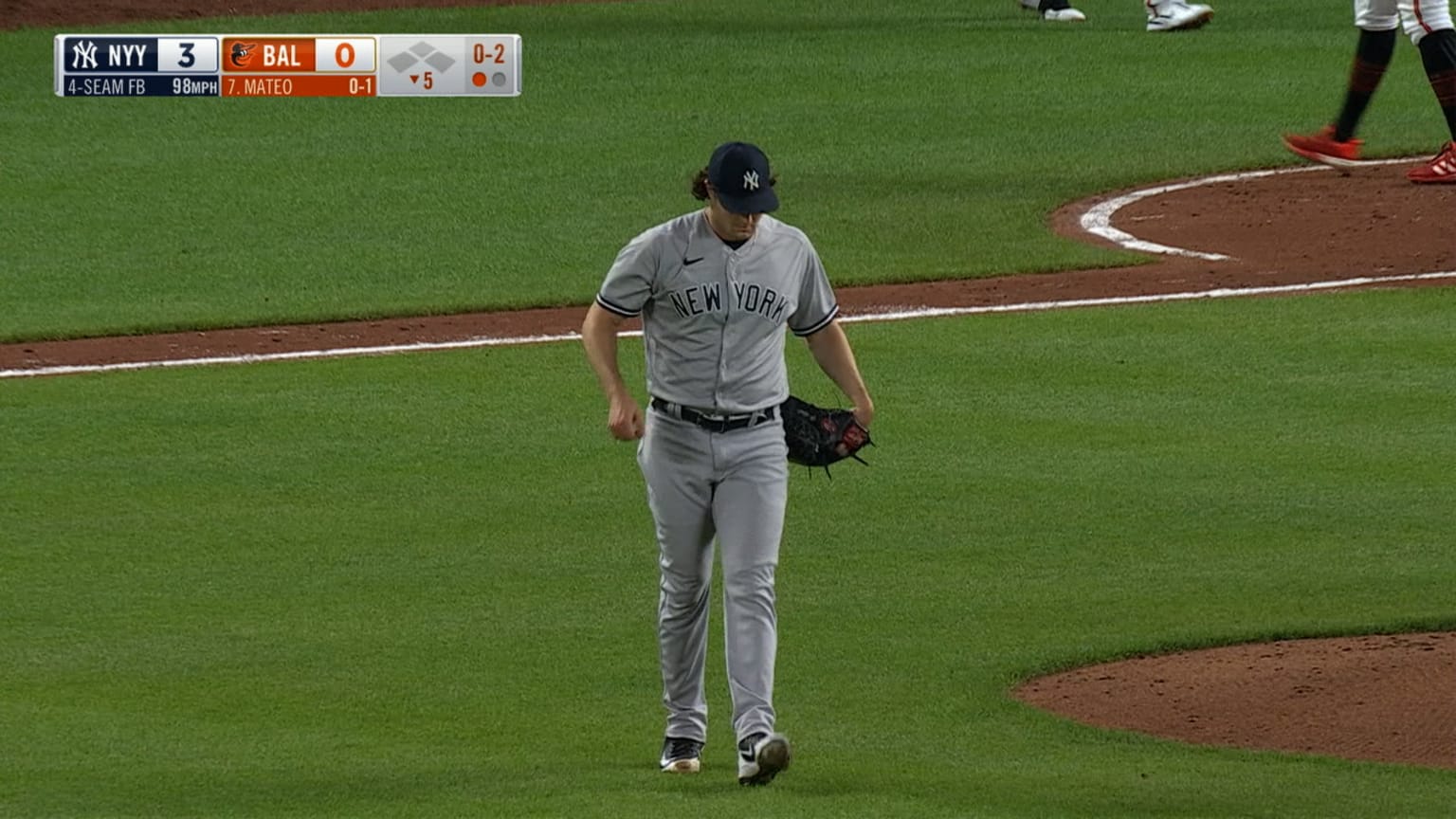 Gerrit Cole strikes out five over 7 innings | 05/18/2022 | New York Yankees