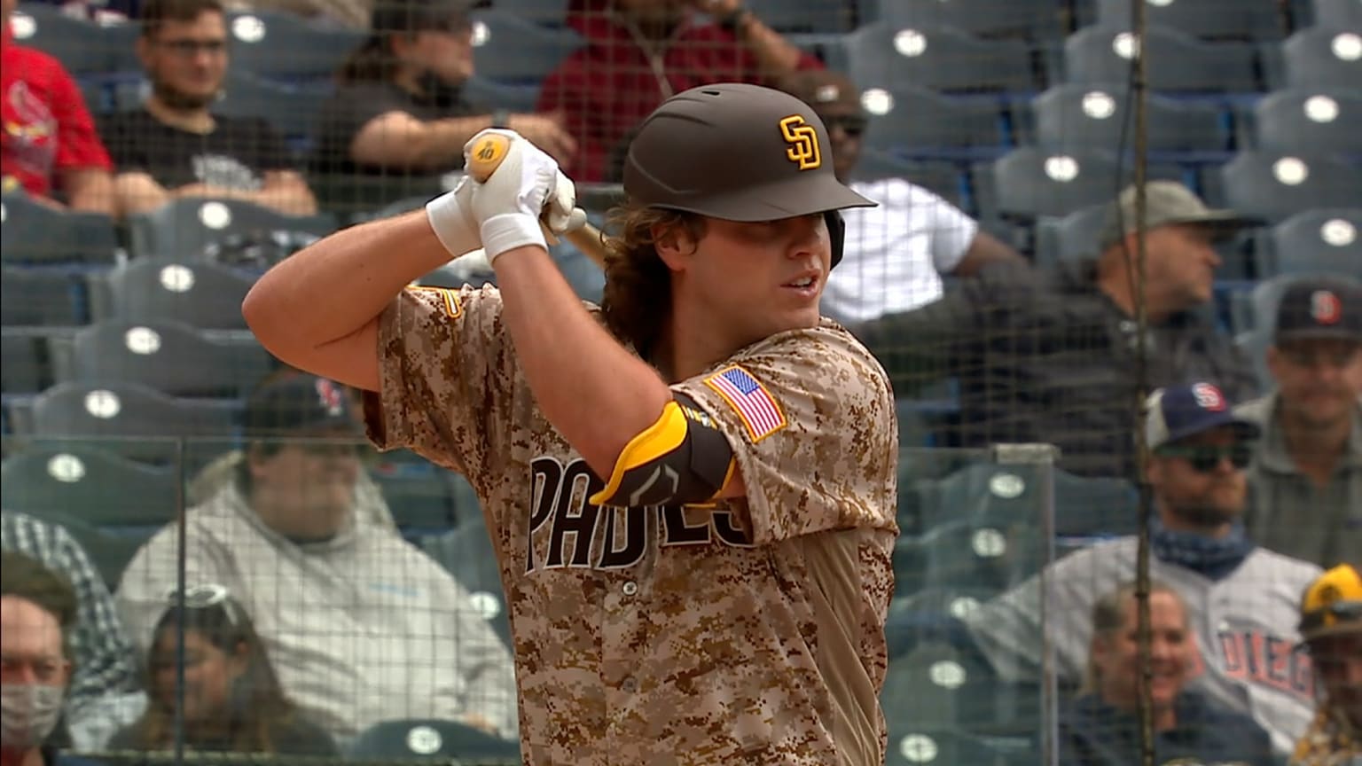 Weathers picks up his first career hit in the 3rd | 05/16/2021 | Los ...