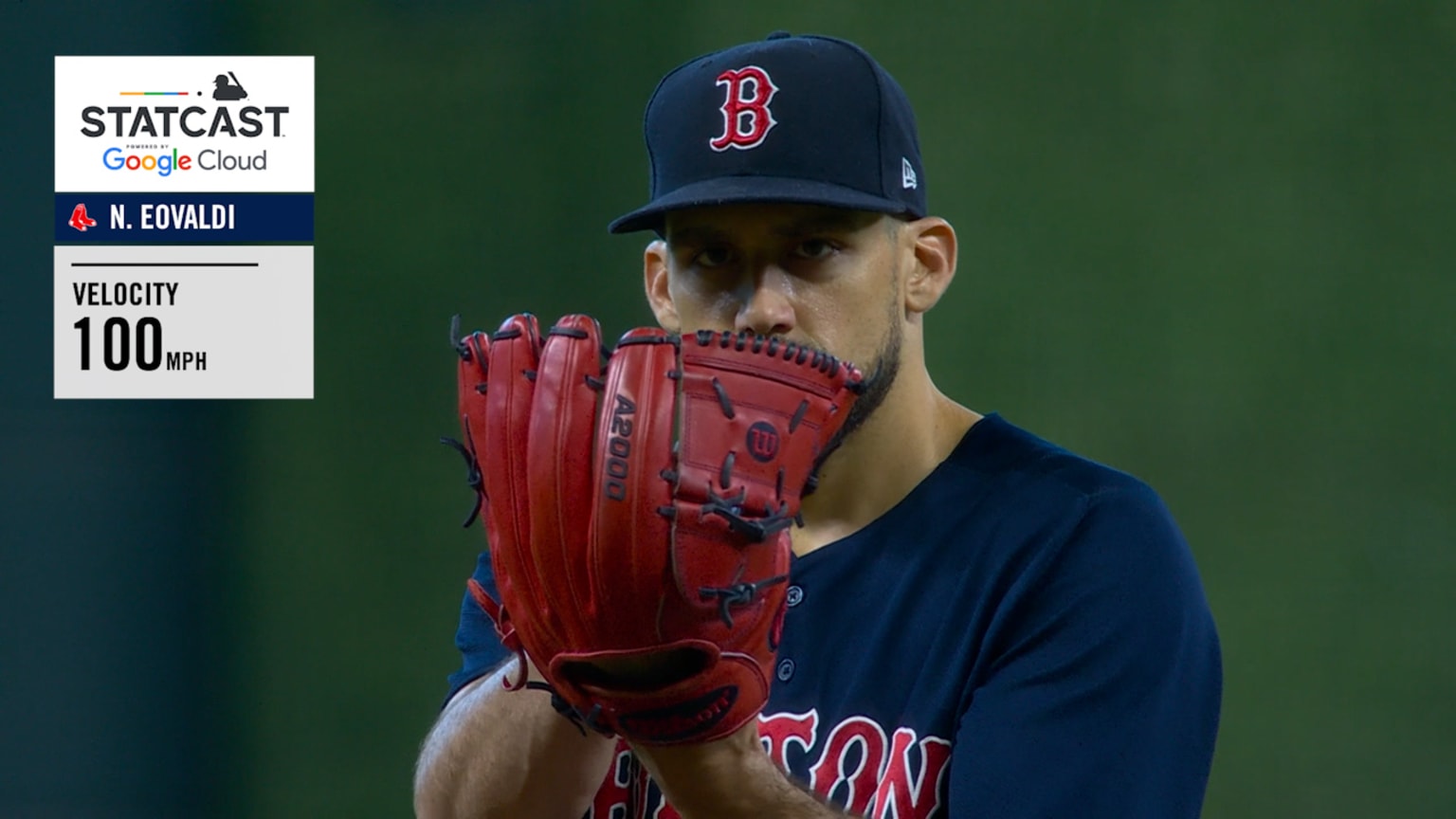 Statcast measures Eovaldi's velocity in ALCS Game 2 | 10/16/2021 | Los ...
