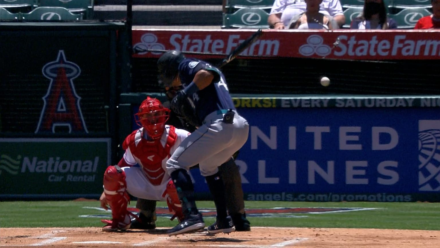 Andrew Wantz throws behind Julio Rodríguez | 06/27/2022 | Los Angeles ...
