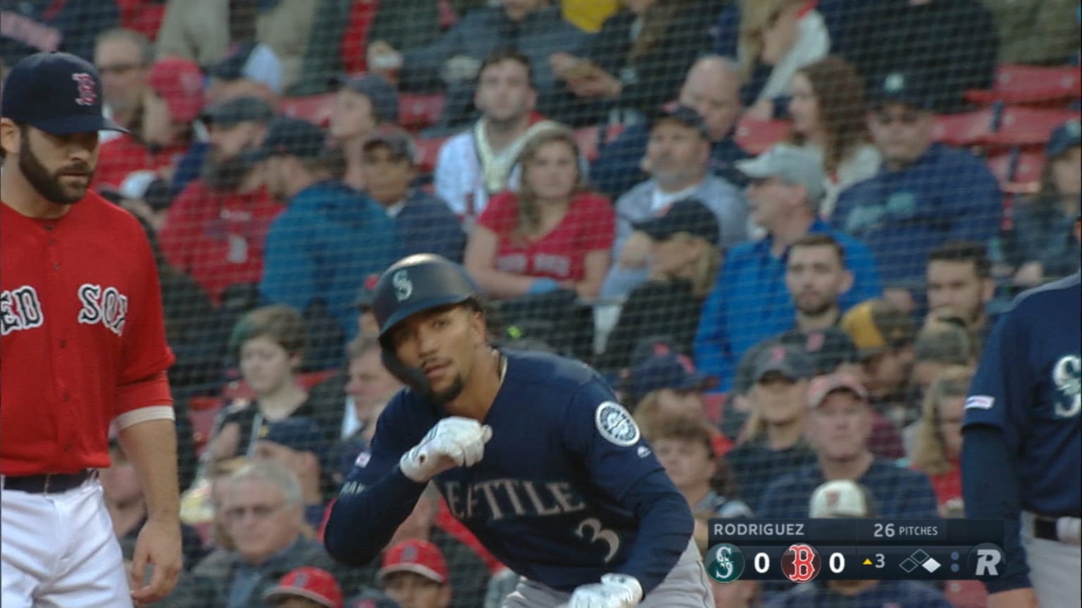 SEA@BOS: Crawford gets 1st hit as a Mariner | 05/10/2019 | Seattle Mariners