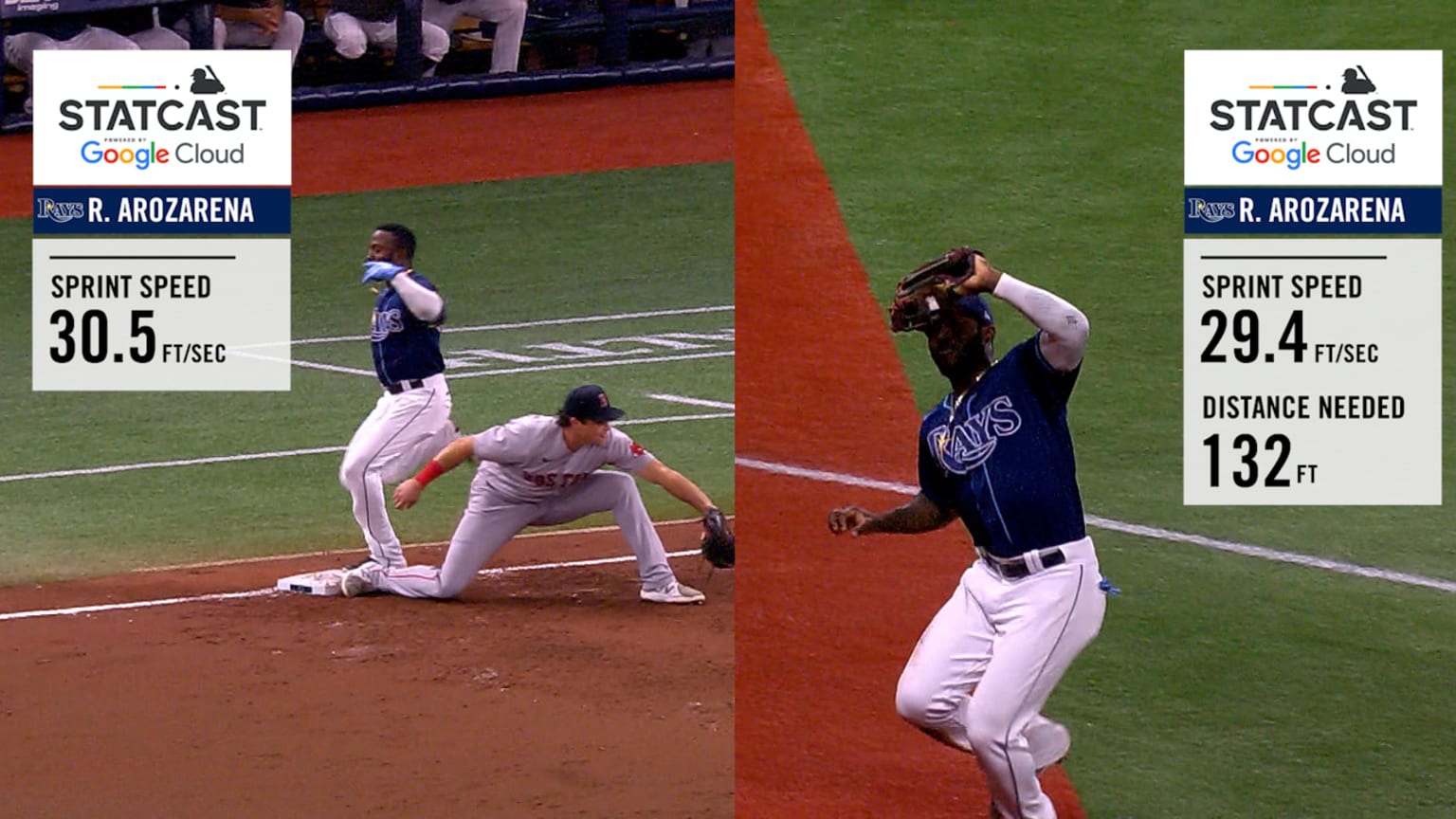 Randy Arozarena's blazing speed | 06/22/2021 | Tampa Bay Rays