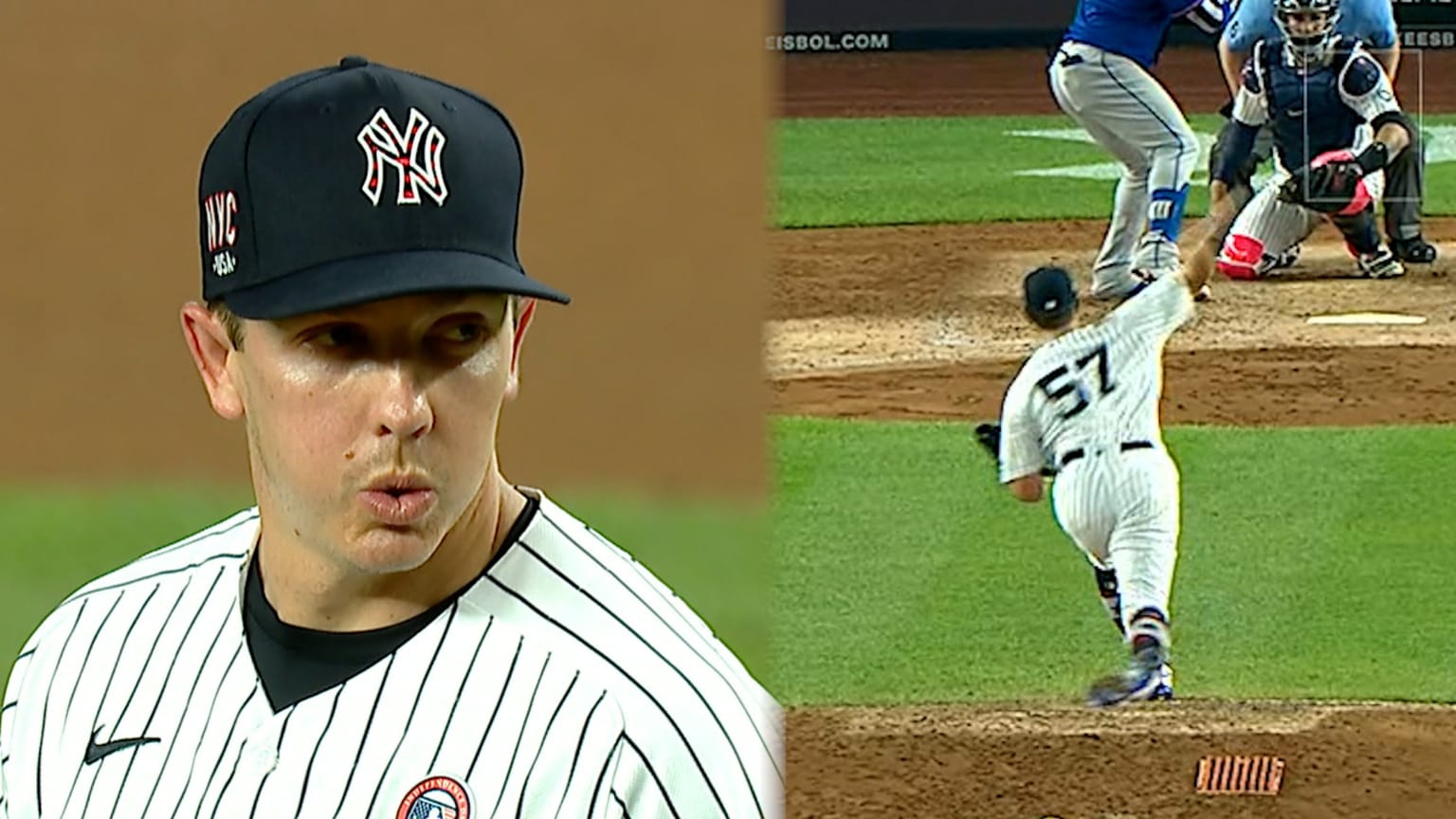 Chad Green pitches an immaculate inning vs. the Mets | 07/04/2021 | MLB.com
