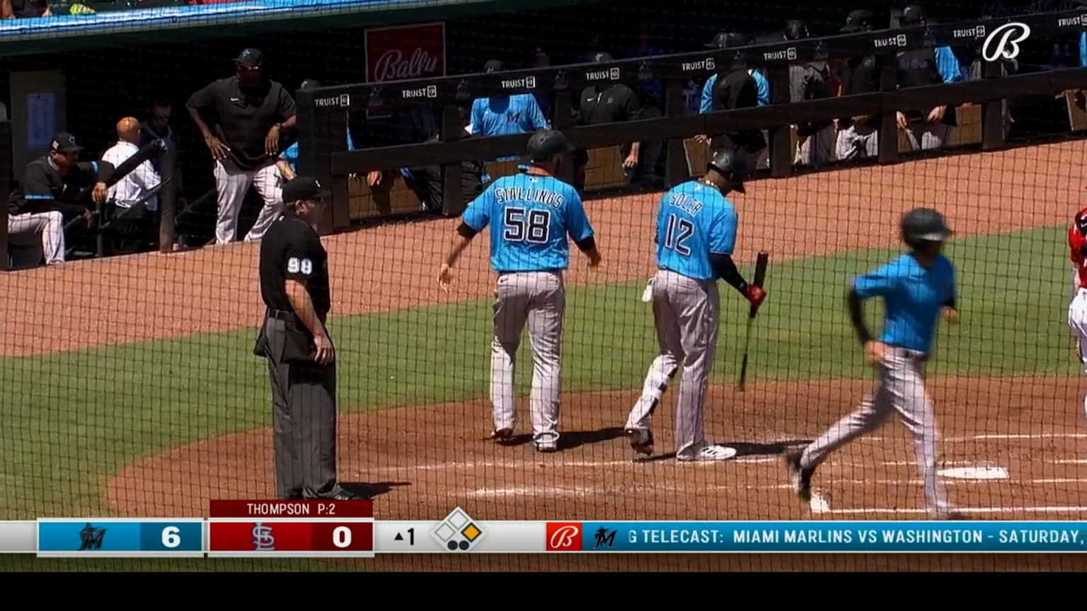 The Marlins score six runs in the 1st inning | 03/26/2022 | MLB.com