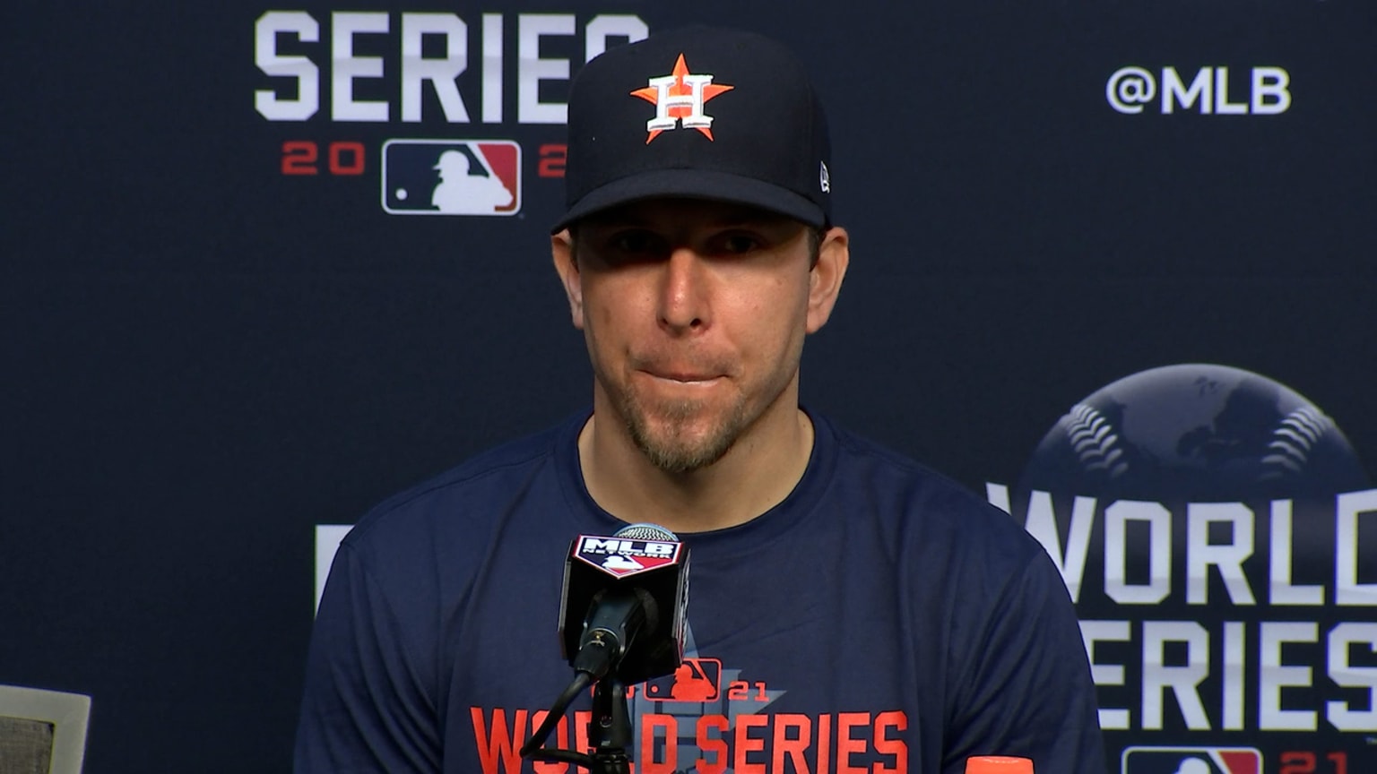 Troy Snitker discuses facing his dad at Word Series | 10/25/2021 ...