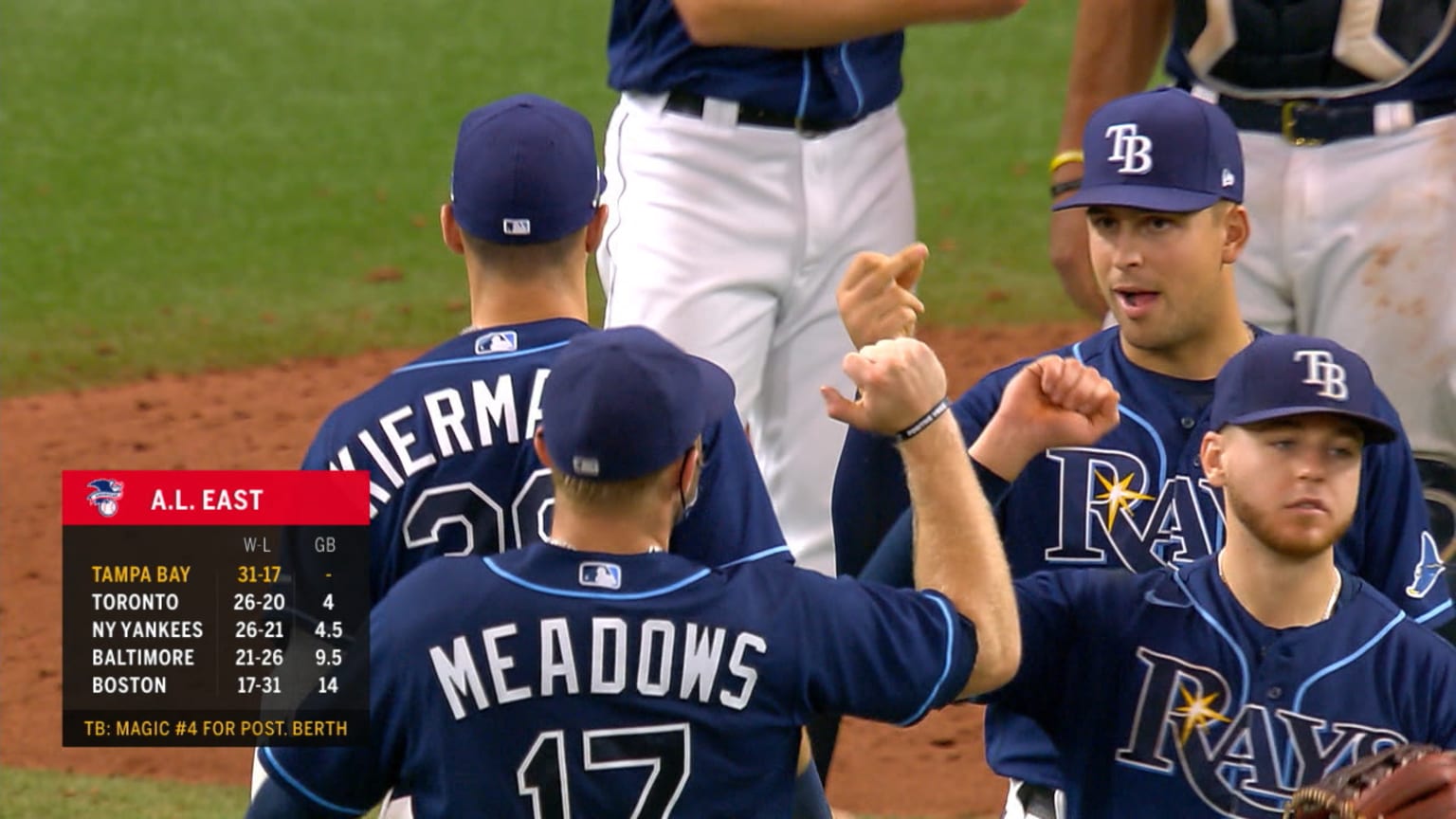 Nick Anderson whiffs Yadiel Hernandez, seals win | 09/15/2020 | Tampa ...