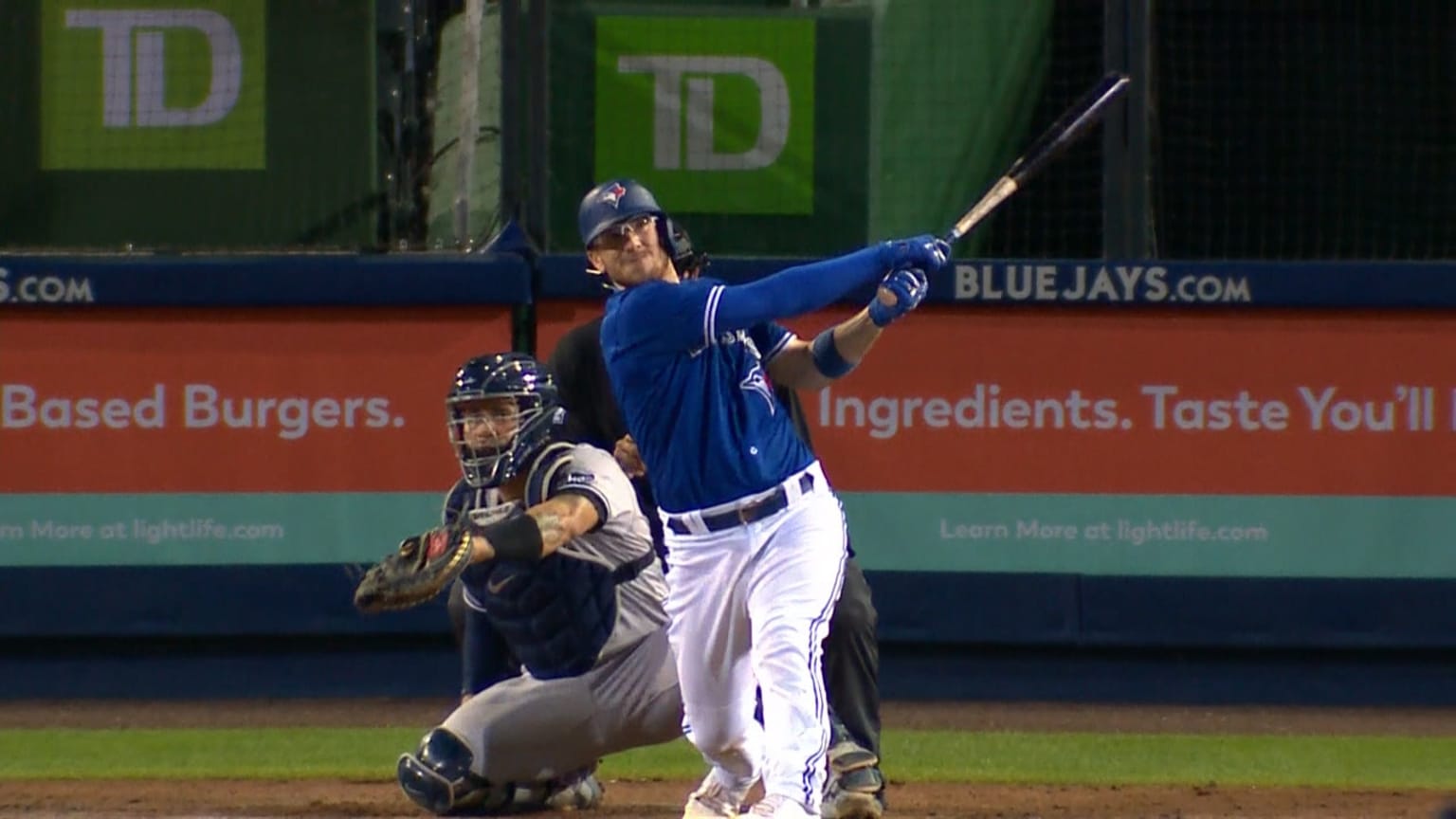 Danny Jansen belts a solo home run to left field | 09/23/2020 | New ...
