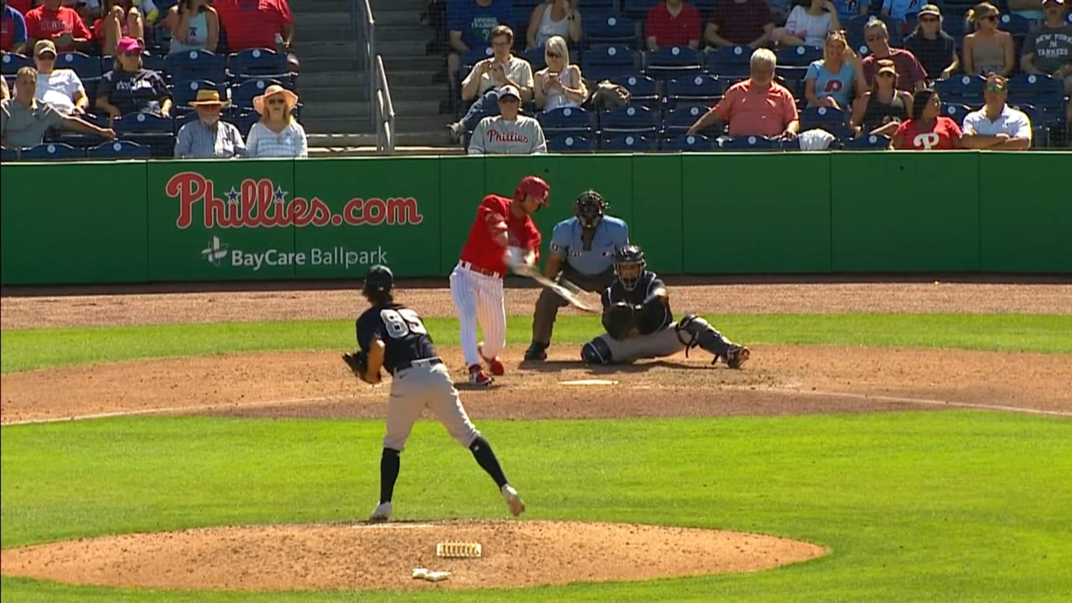 Ethan Wilson drills an RBI single to center field | 03/25/2022 ...