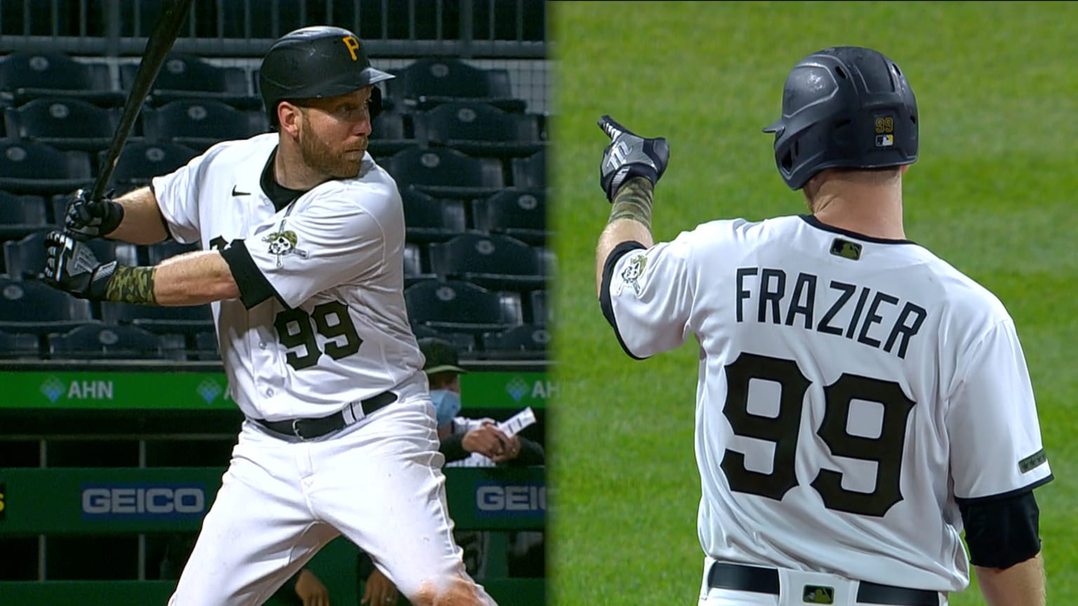 1er hit de Todd Frazier como Pirata | 28/04/2021 | Los Pirates de ...
