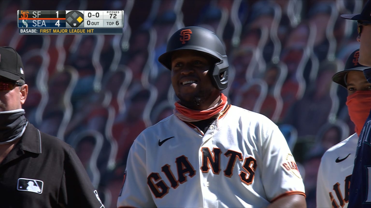 Luis Basabe singles for his first Major League hit | 09/17/2020 | Athletics