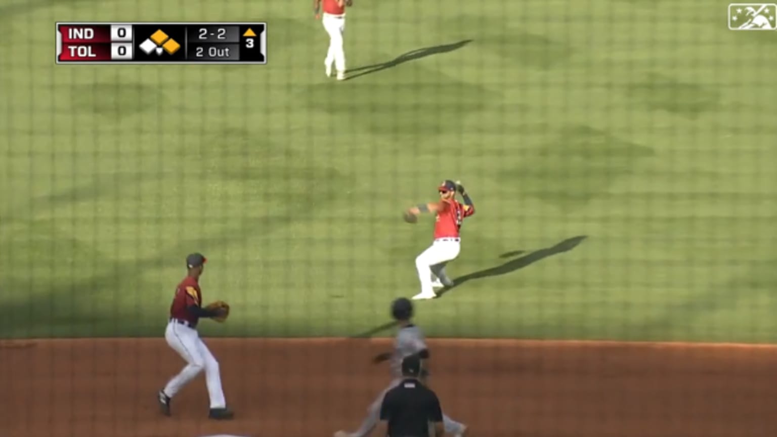 Jamie Westbrook's head's up play for Toledo | 07/31/2022 | New York Yankees