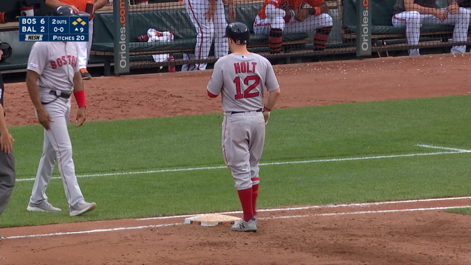 BOS@BAL: Holt drills an RBI single up the middle | 06/15/2019 | Boston ...