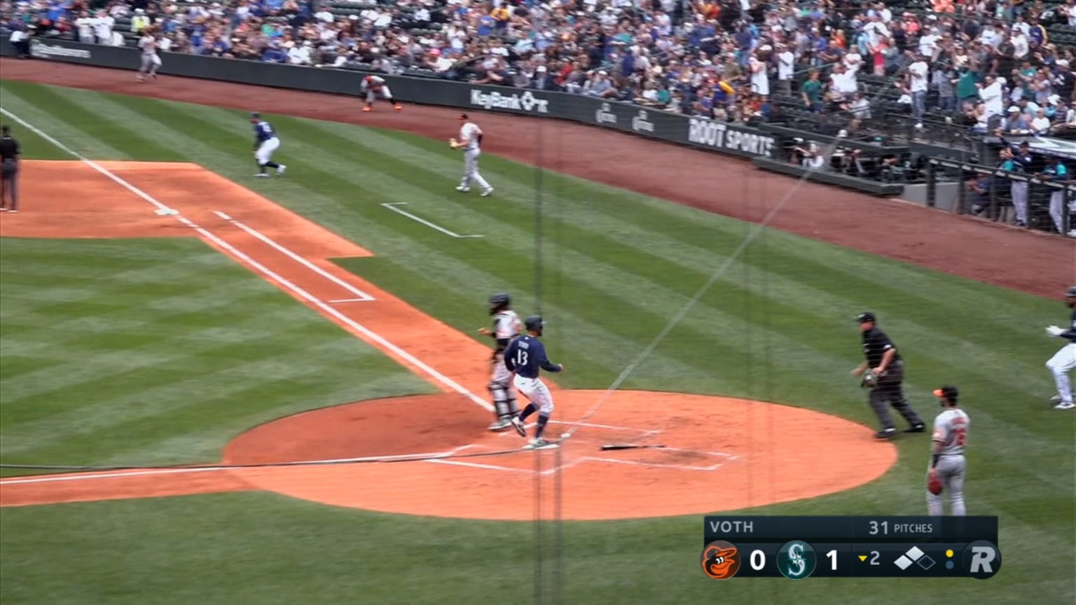 Abraham Toro scores on Jonathan Araúz's error | 06/29/2022 | Atlanta Braves