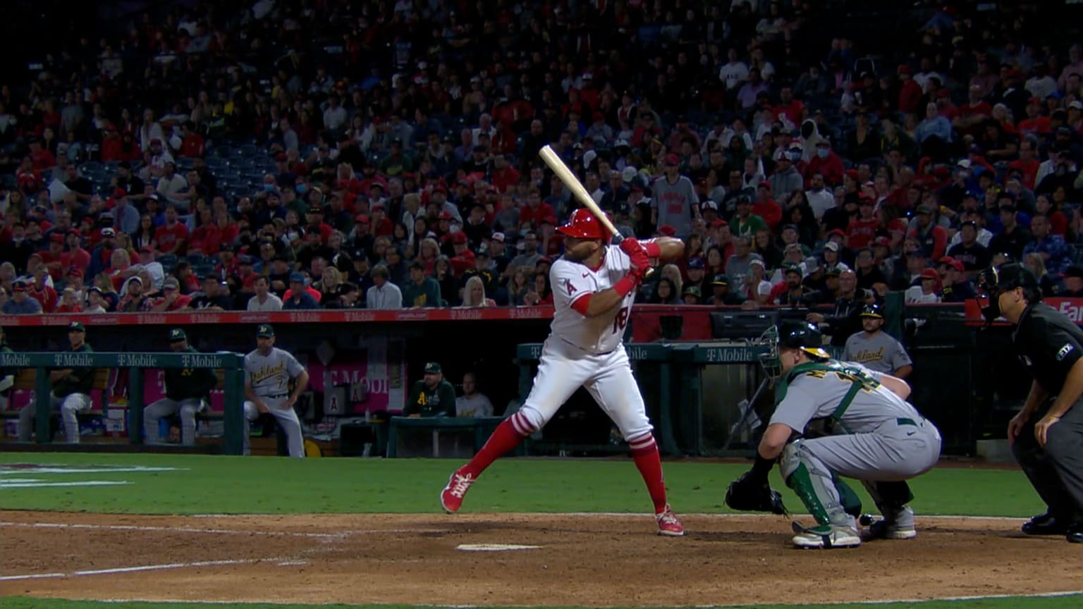 Jose Rojas rips an RBI single in the 7th inning | 09/18/2021 | Los ...
