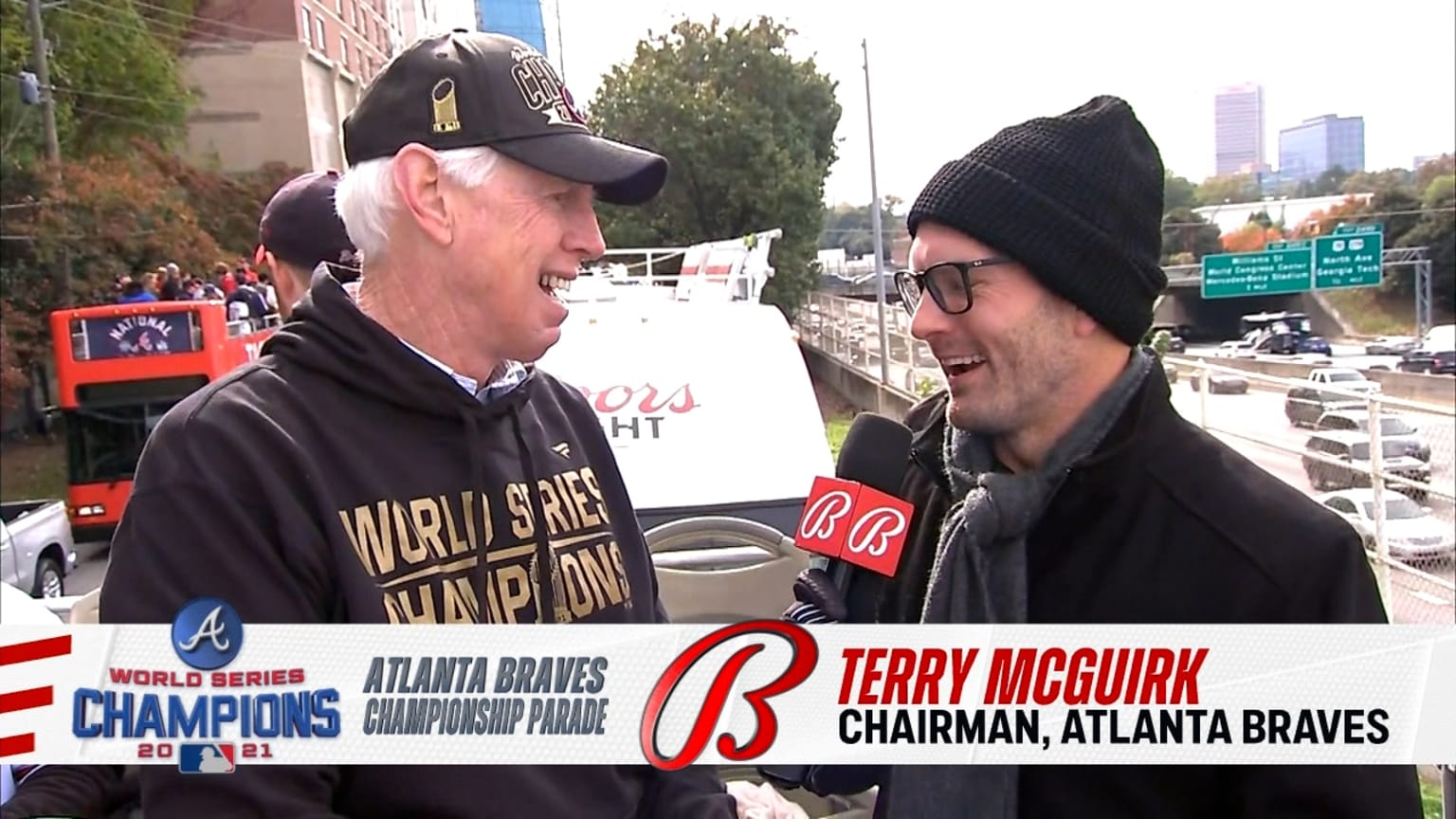 Terry McGuirk on celebrating the WS with fans | 11/05/2021 | Kansas ...