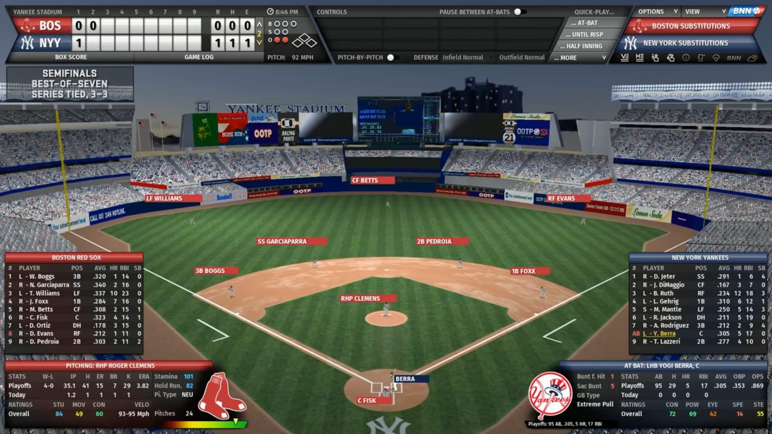 Dream Bracket Semis: BOS-NYY G7 | 05/01/2020 | Kansas City Royals