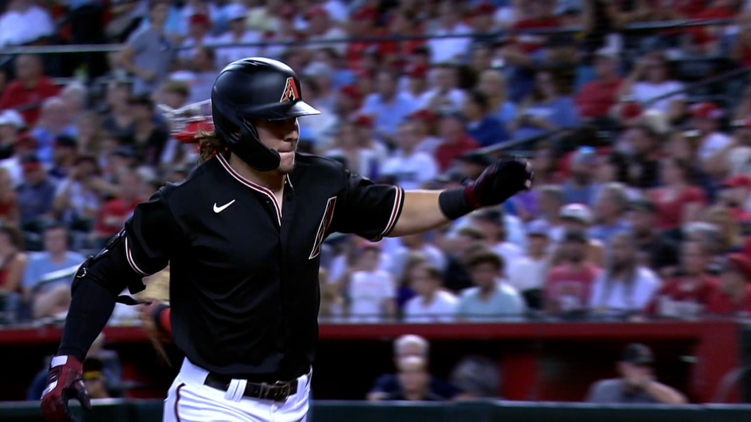 Jake McCarthy drills a solo home run to right field | 08/20/2022 ...