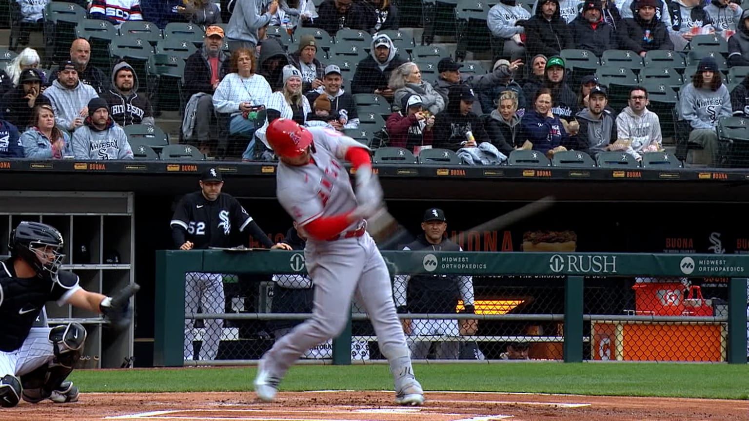 Mike Trout hammers a solo home run to center field | 05/01/2022 ...