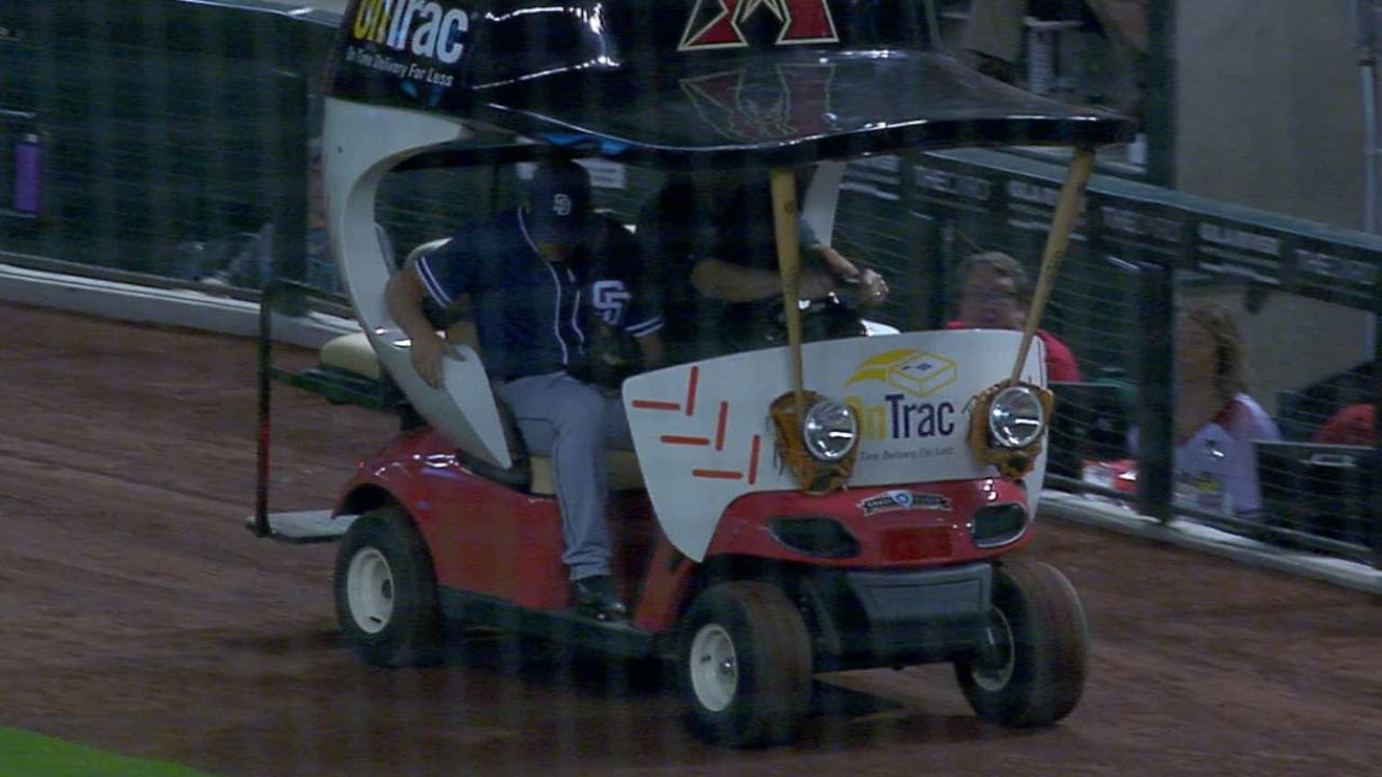 Stock enters using bullpen cart | 09/04/2018 | MLB.com