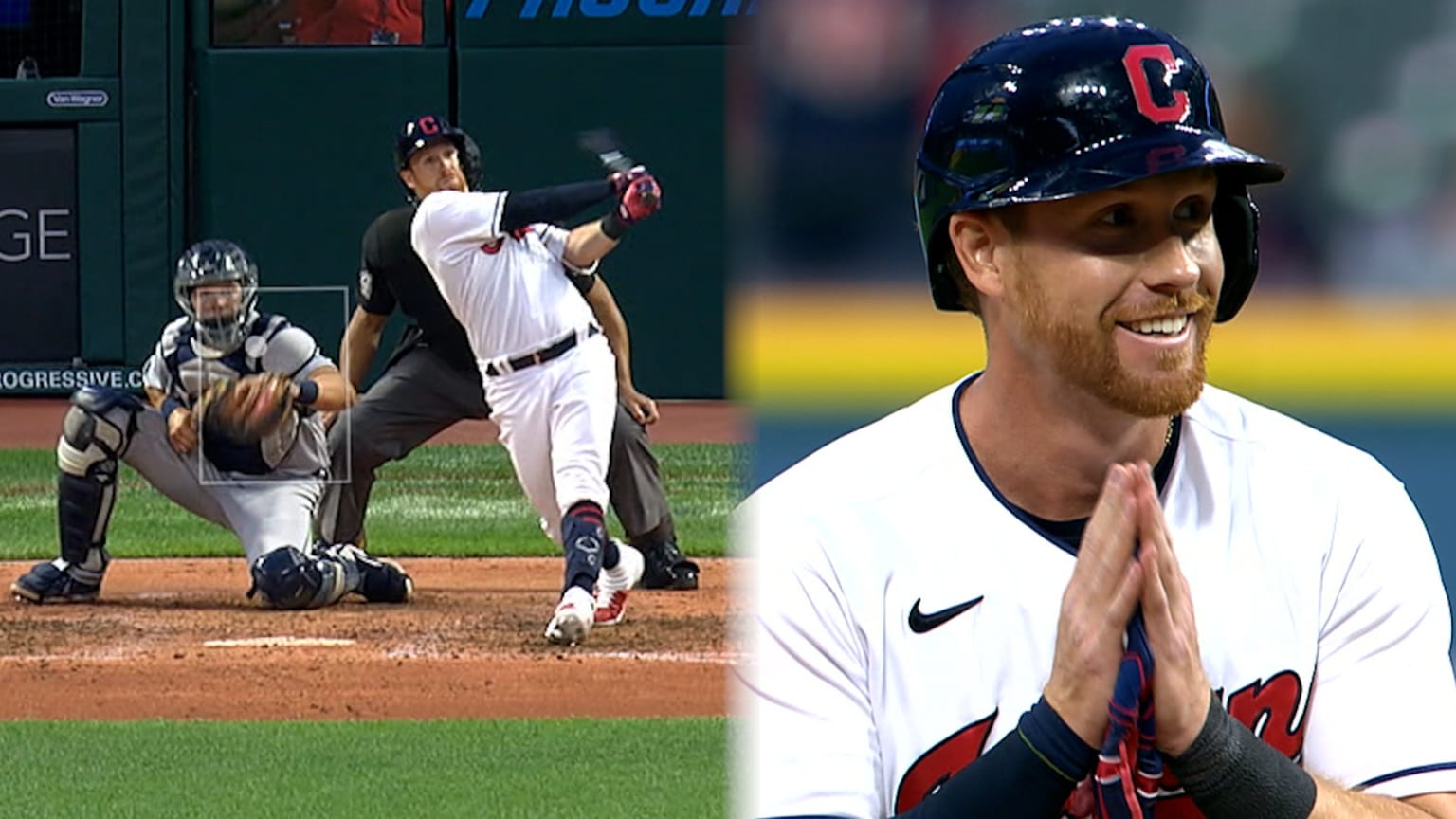 Jordan Luplow's two-run double | 04/10/2021 | Cleveland Guardians