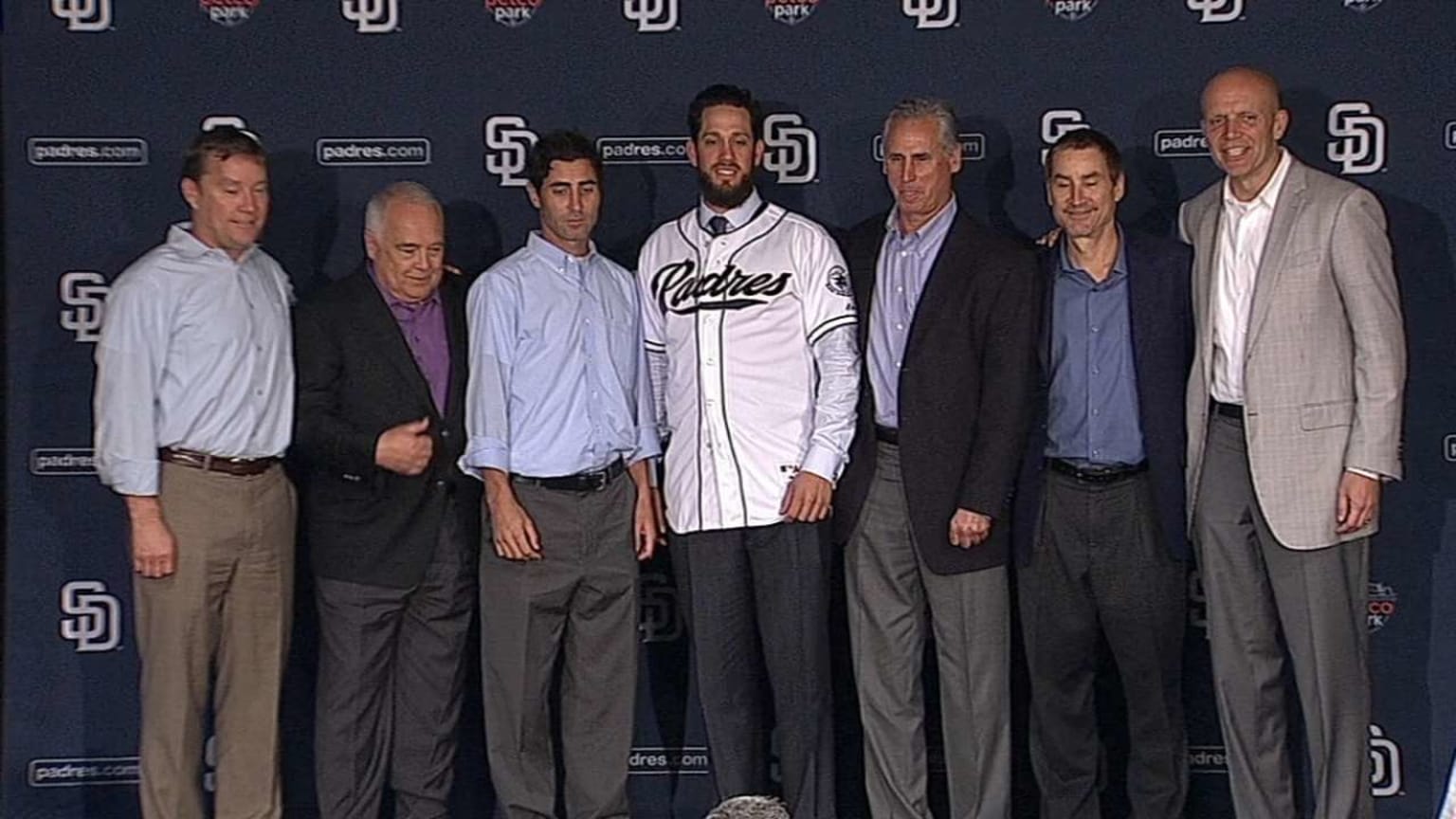 Shields introduced as newest arm in Padres' rotation | 02/12/2015 ...