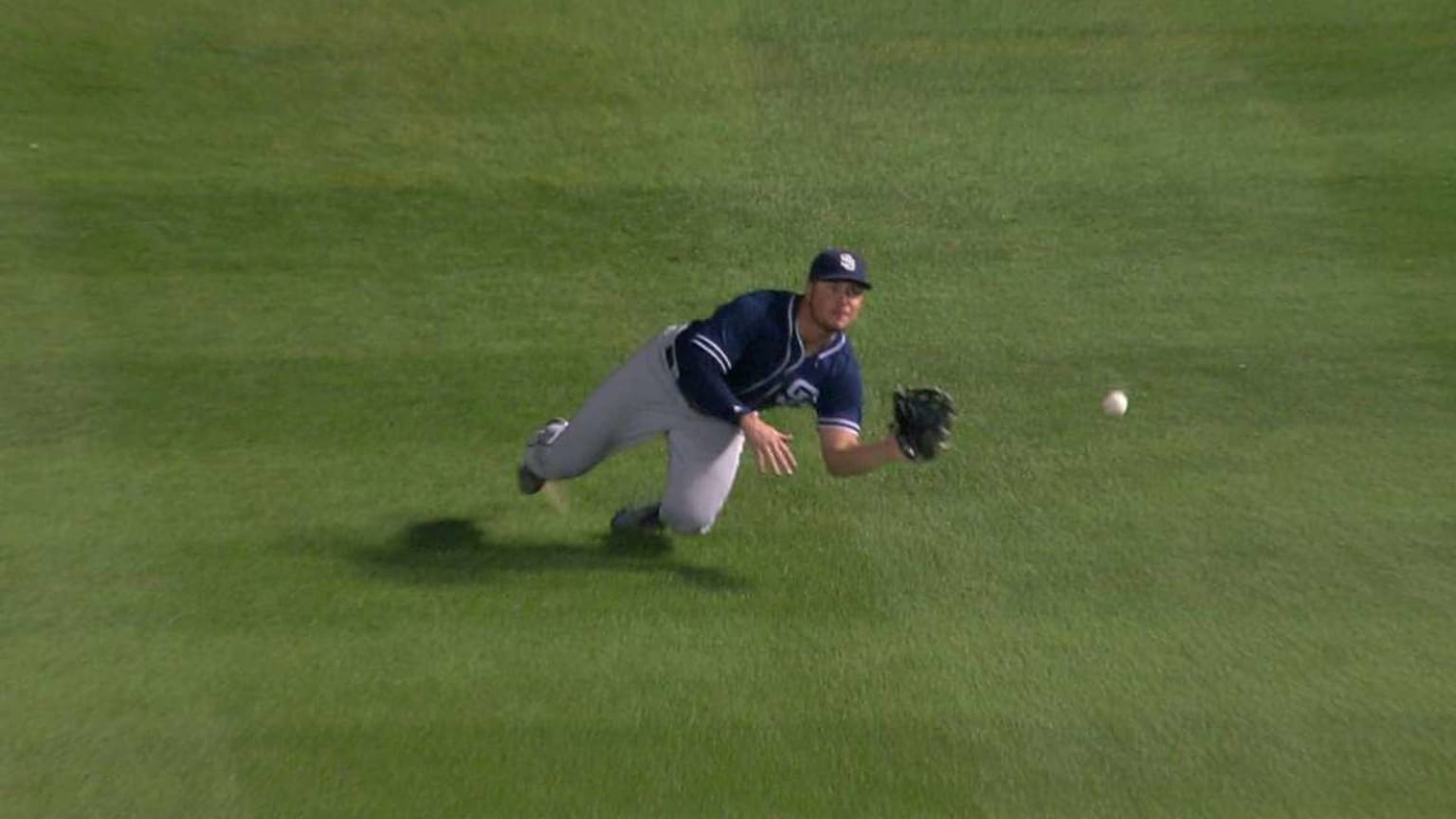 SD@CHC: Renfroe makes a sliding catch to end the game | 08/02/2018 ...